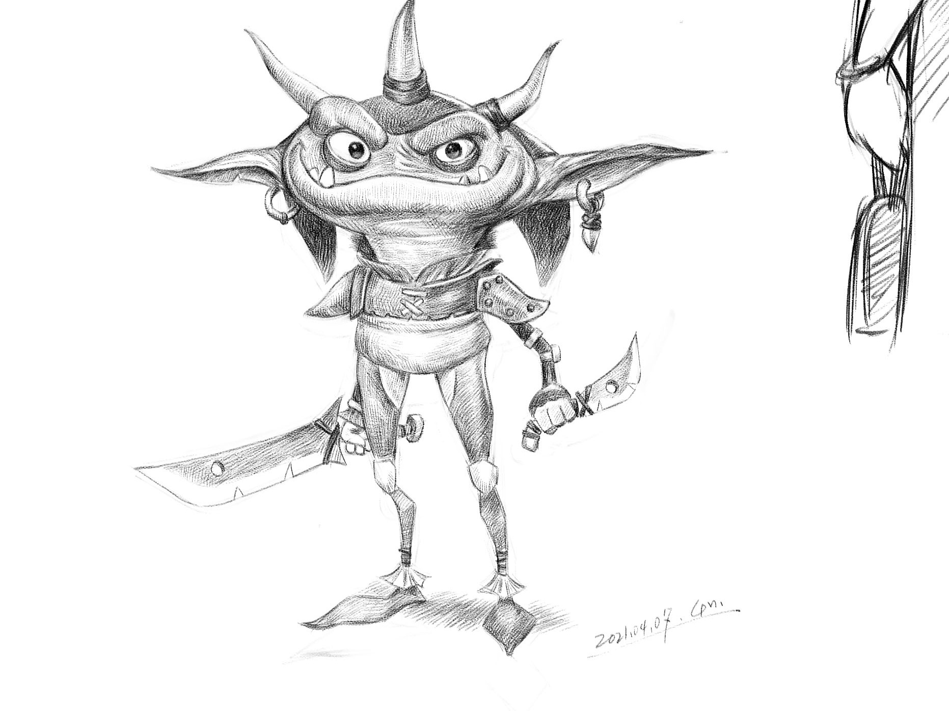 个人练习——速写_LamtheL-站酷ZCOOL