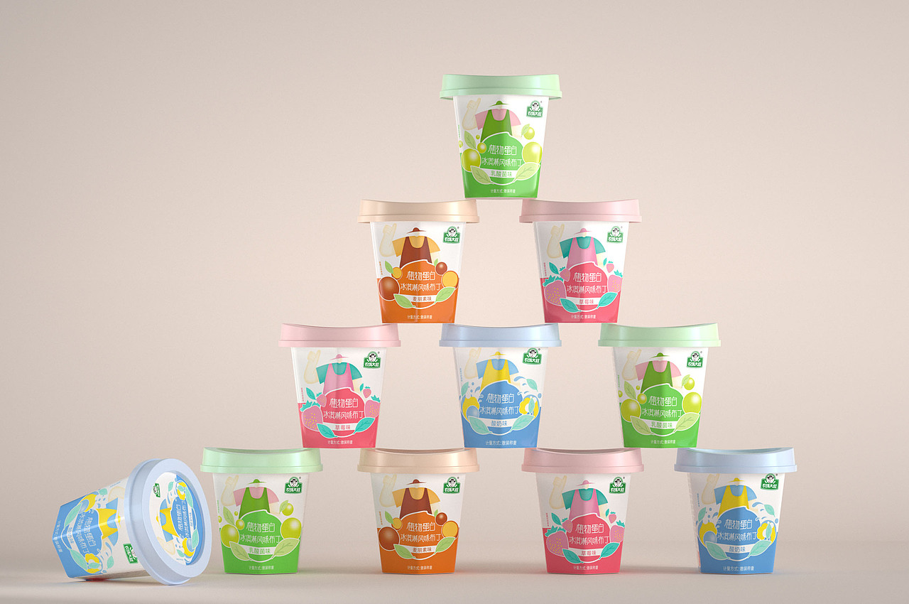 植物蛋白冰淇淋布丁_Ryan_TBB-站酷ZCOOL