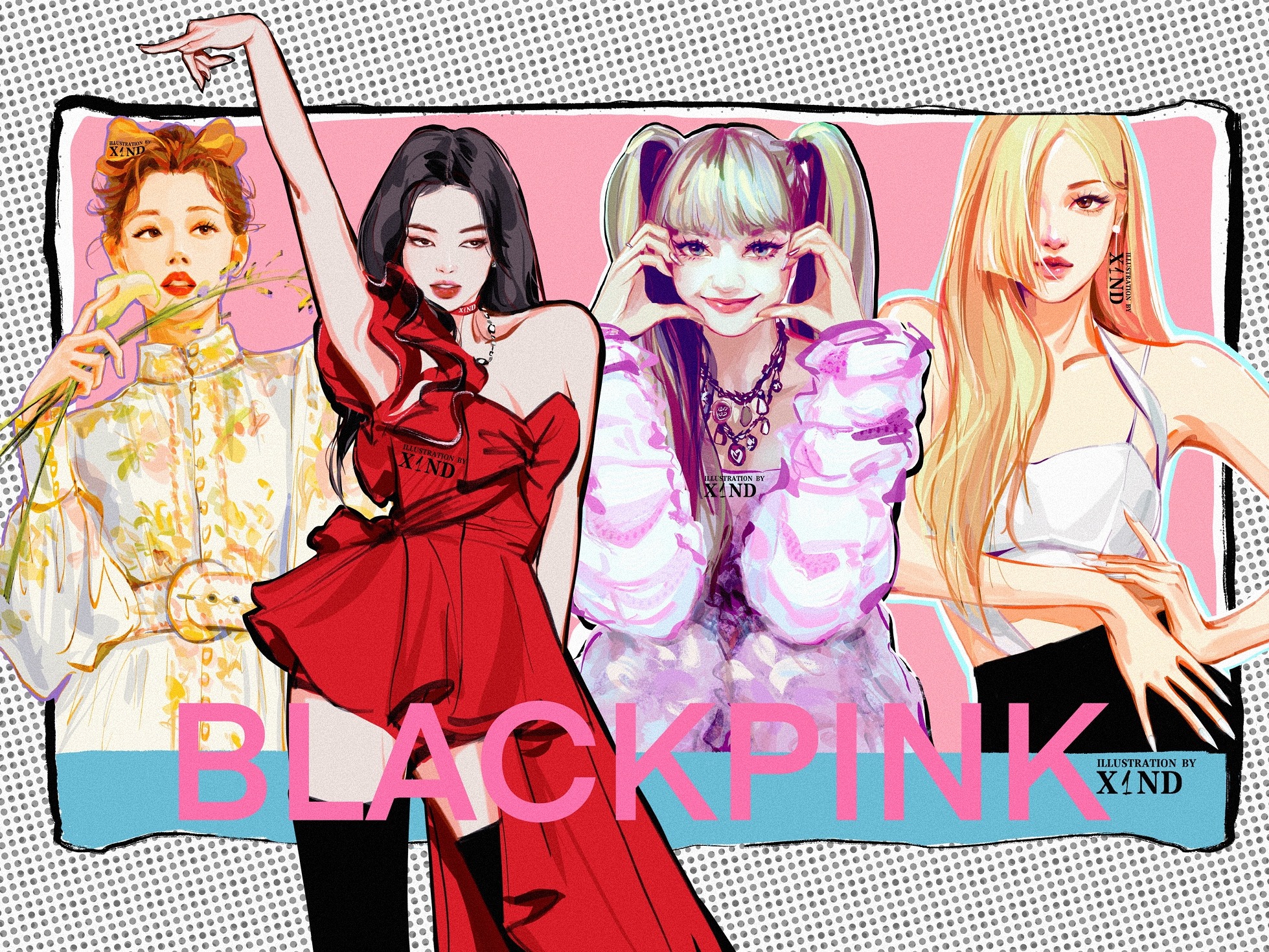 一些人像插画合集 | X1ND_X1ND鑫地-站酷ZCOOL