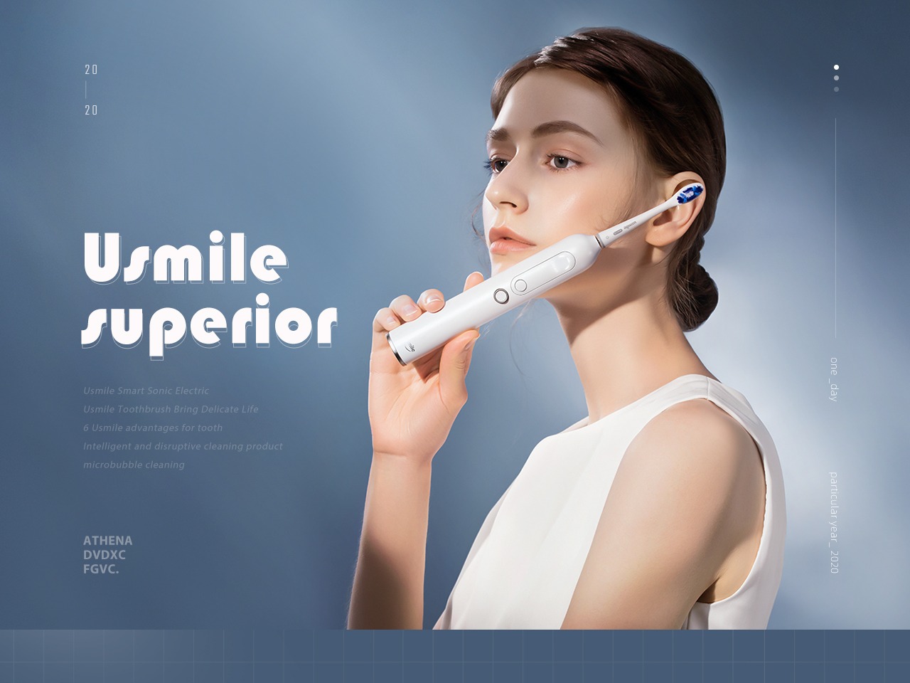 Usmile X 2020 电动牙刷详情页_马喜喜-站酷ZCOOL