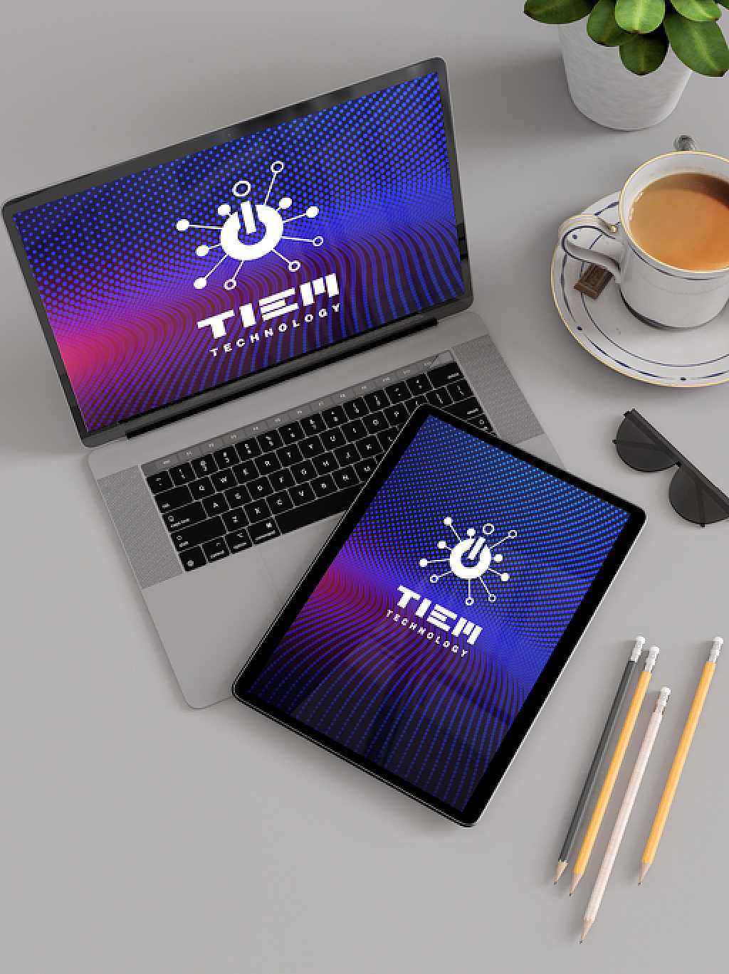 电商科技通讯网络logo设计双子设计 站酷zcool