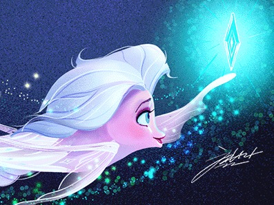 Elsa 鱼_鹿九十-站酷ZCOOL