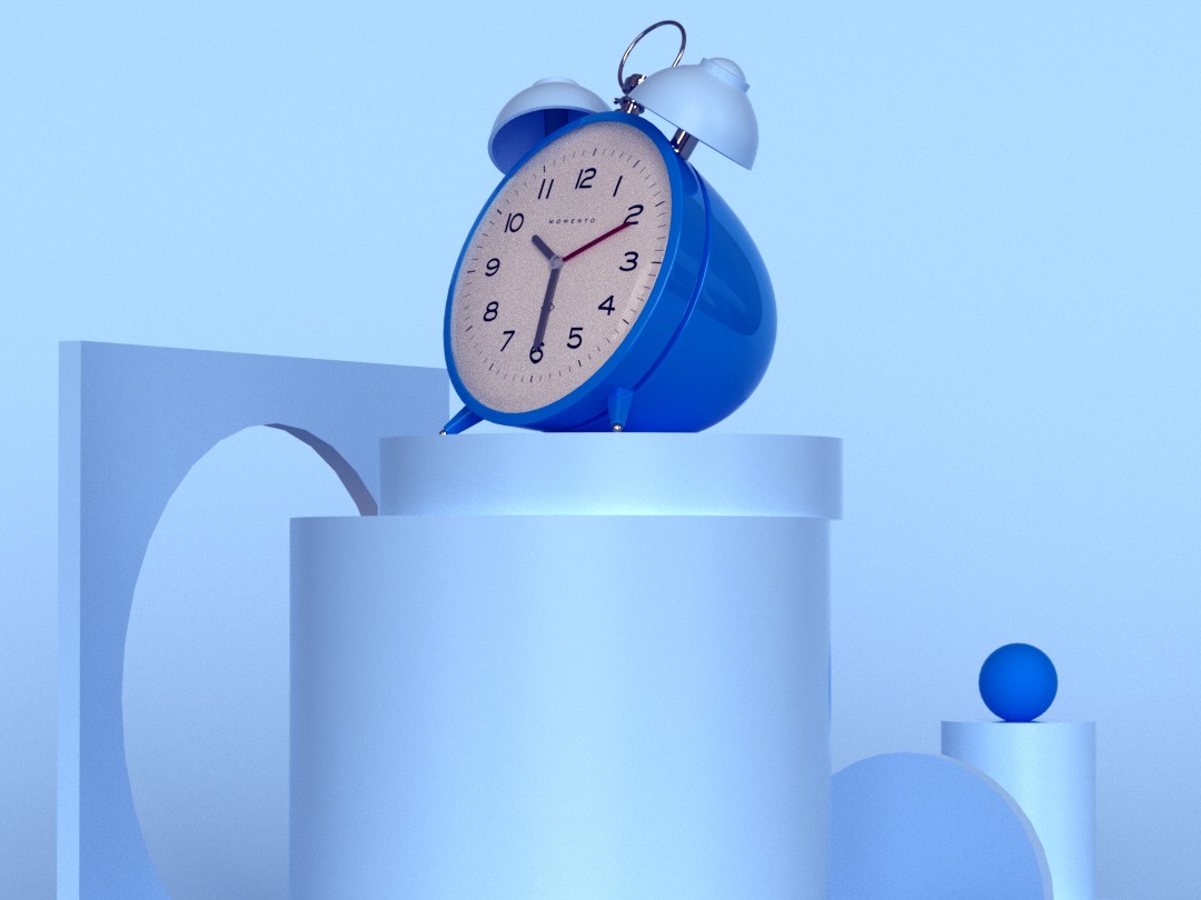 Mo公开课 C4D基础课 首次闹钟练习加动画_Rs62898-站酷ZCOOL