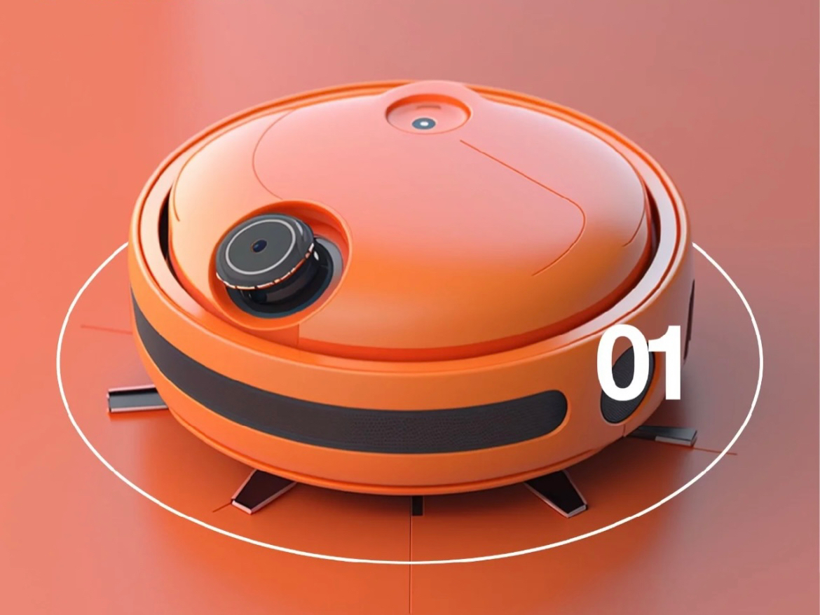 AI赋能工业设计｜扫地机器人_EvolutionLab-站酷ZCOOL