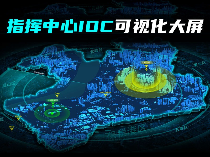 指挥中心IOC可视化大屏_Sunny100-站酷ZCOOL