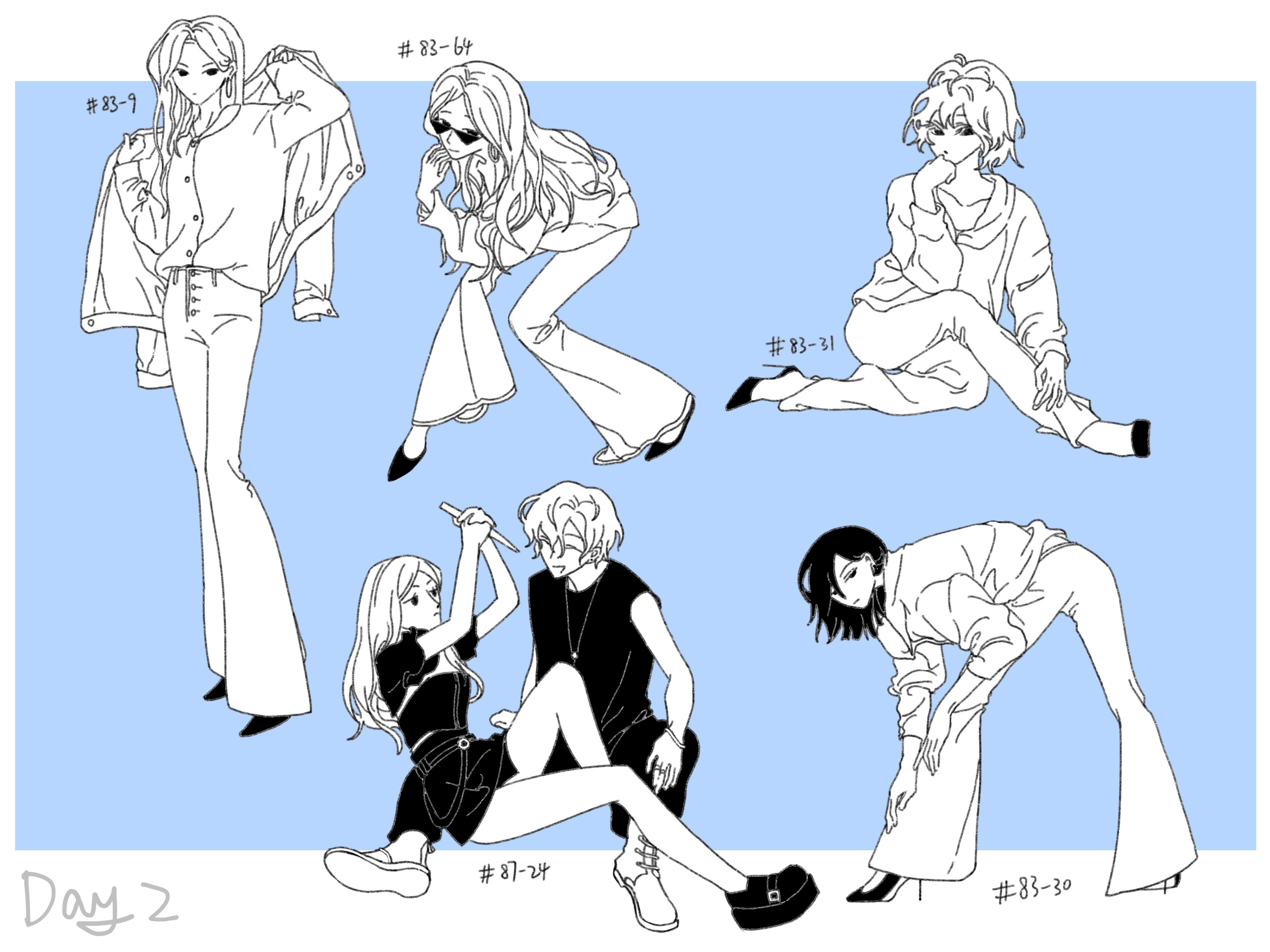 #速写60天挑战赛# day2 @速写班长_金魚公墓-站酷ZCOOL