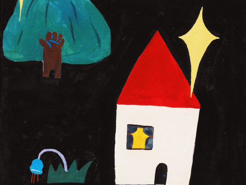 手绘｜zine《night》_周末和高杏-站酷ZCOOL