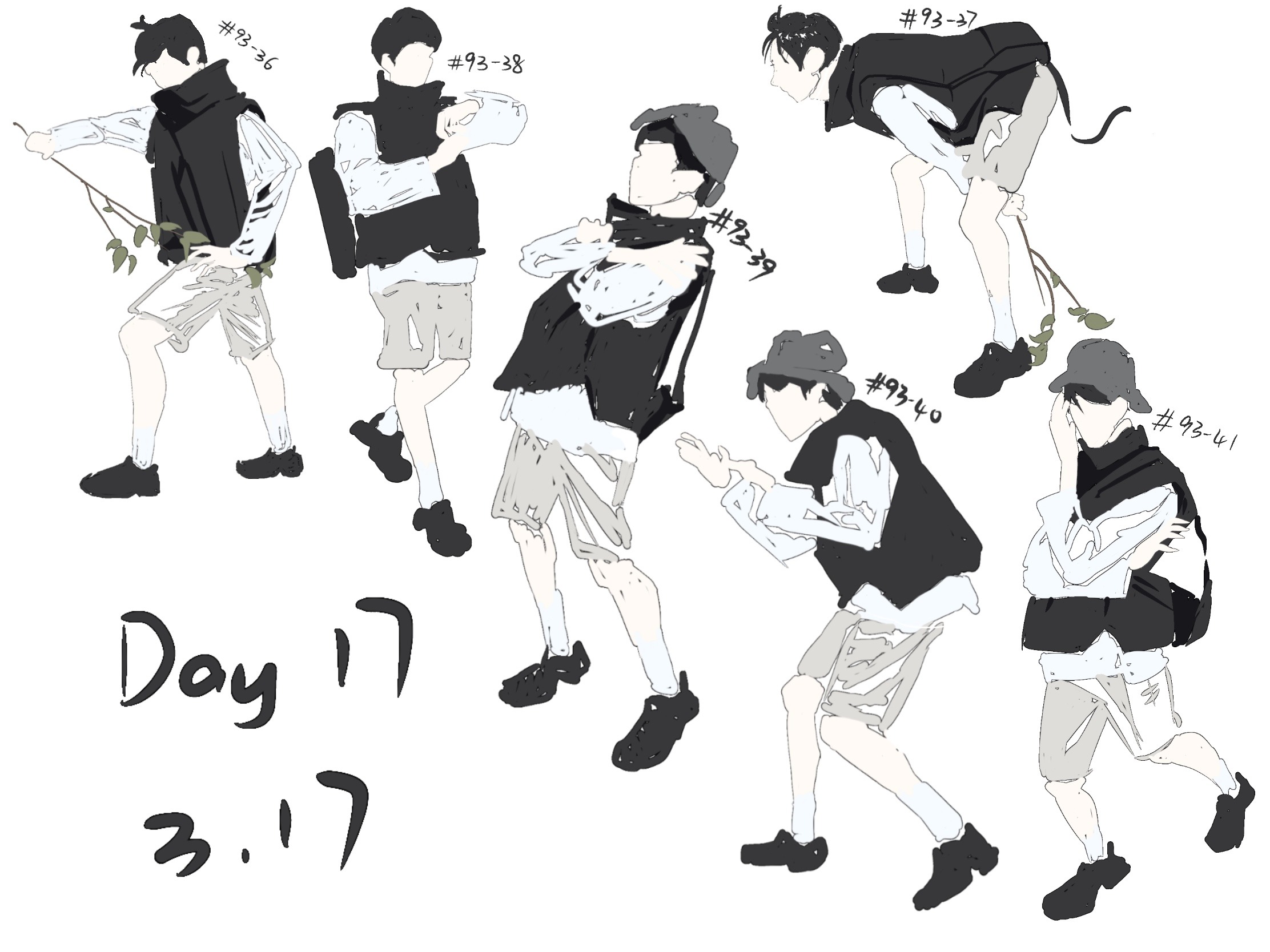 #速写60天挑战赛Day17@速写班长_新的惰性气体-站酷ZCOOL