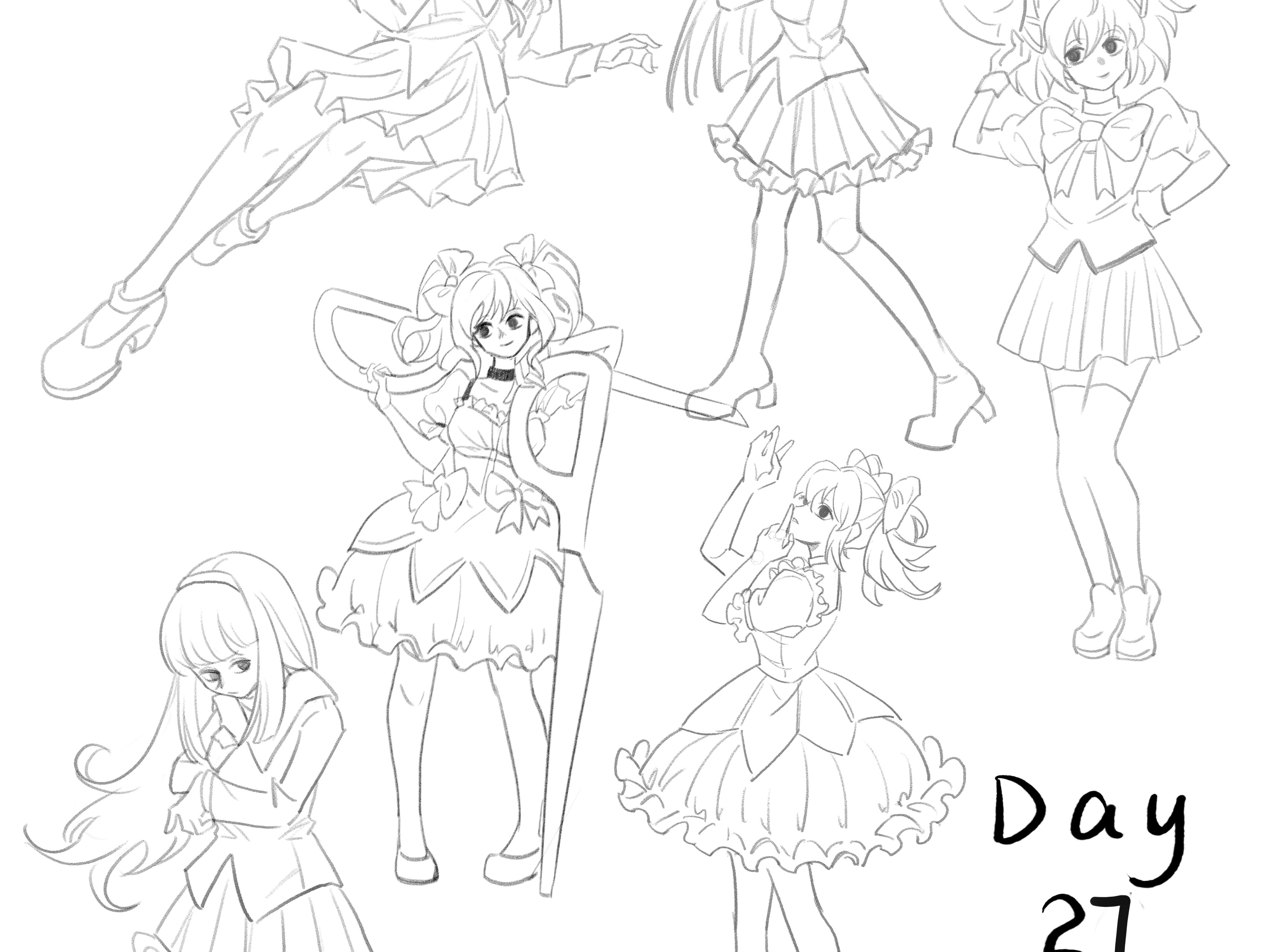 Day27@速写班长#速写60天挑战赛_罐罐U_U-站酷ZCOOL