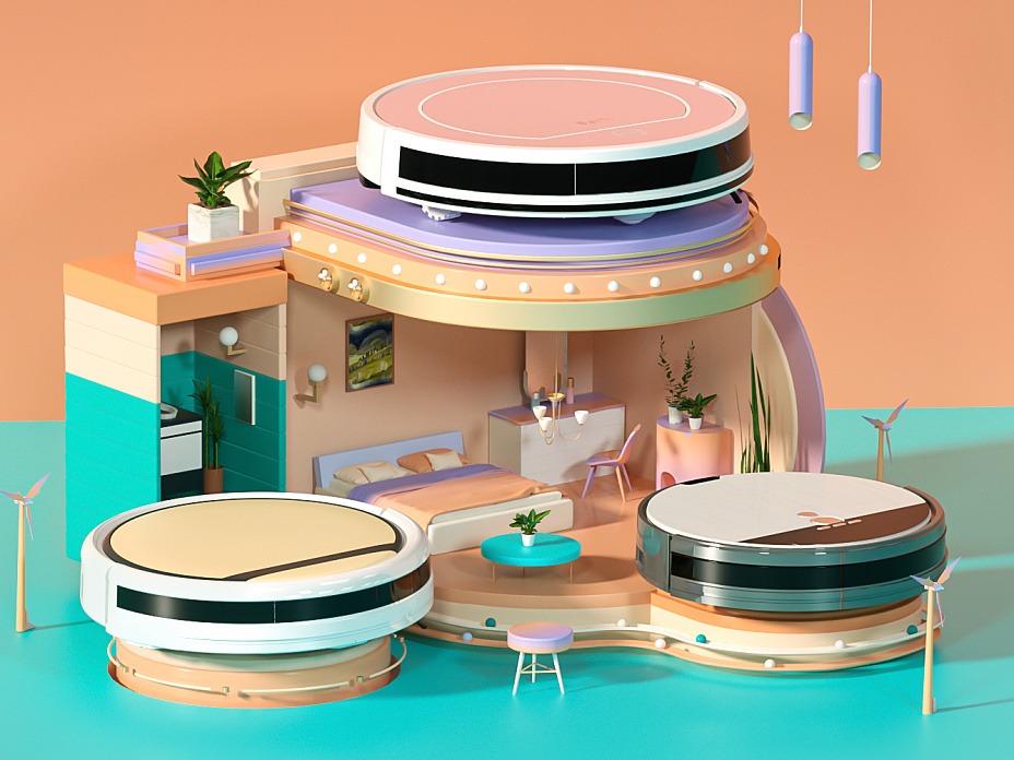 C4D_是Bobo呀-站酷ZCOOL