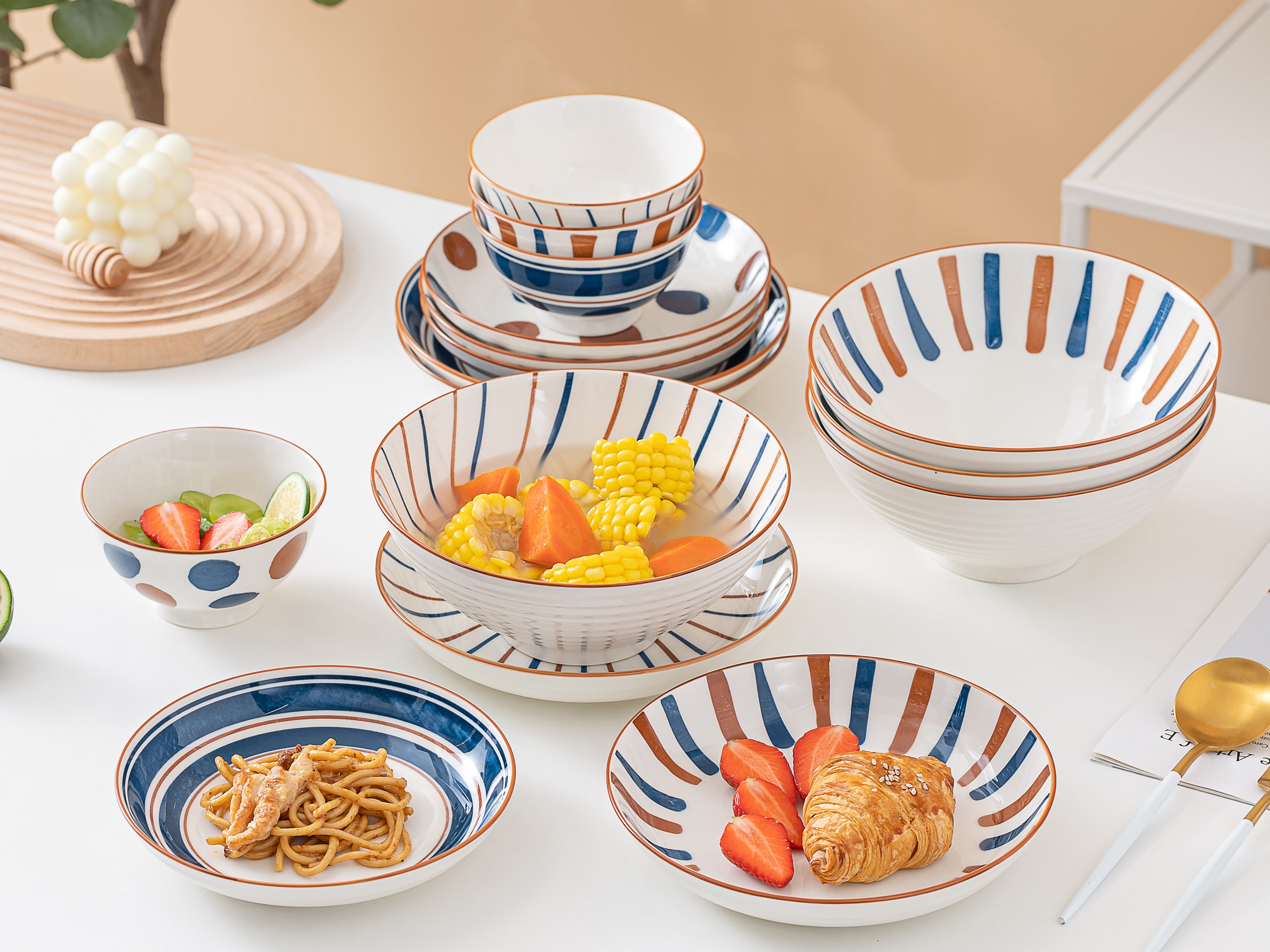 #日系简约手绘创意餐具_muxn-站酷ZCOOL