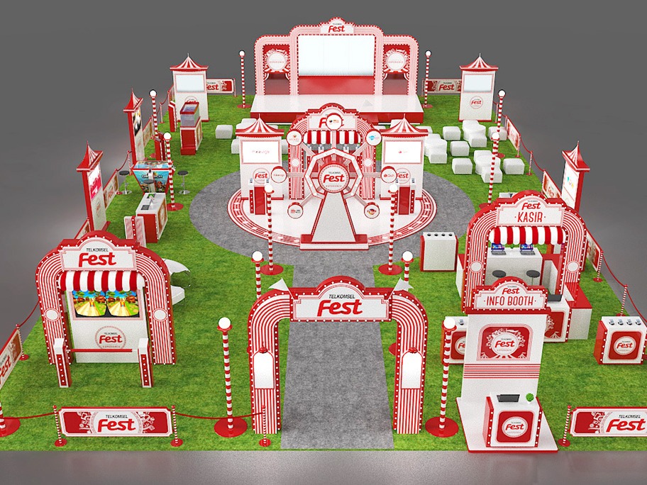 路演 展位 展厅 美陈 家装效果图制作_Bigggg-站酷ZCOOL