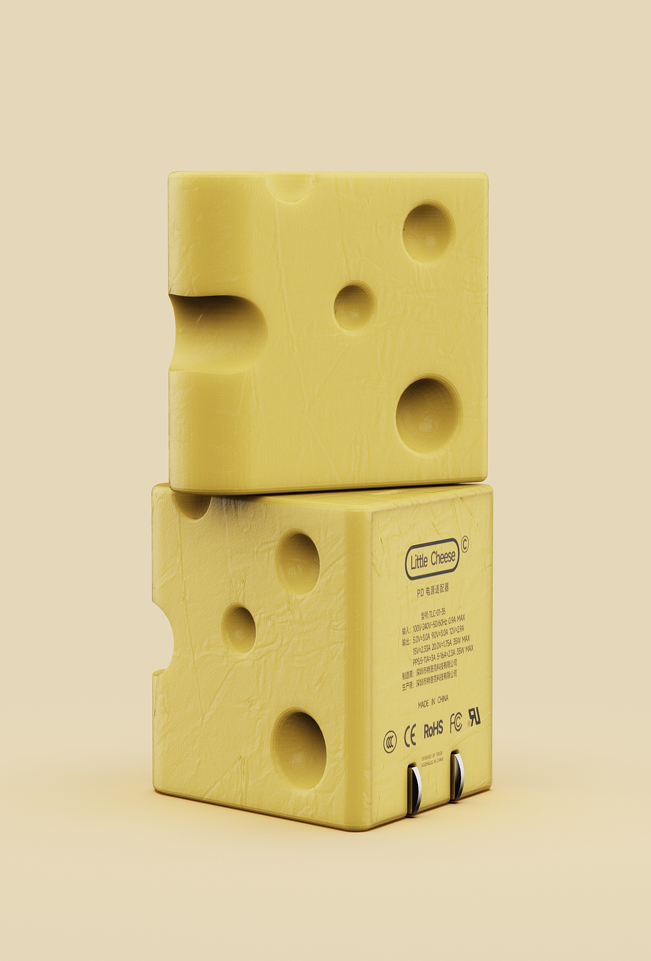 ©Little Cheese | 小奶酪适配器_無價值設計-站酷ZCOOL