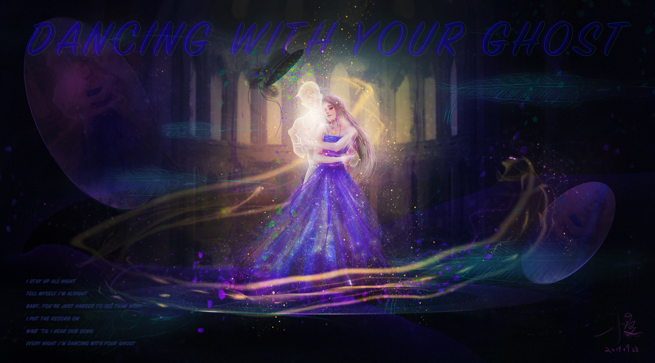 Dancing With Your Ghost_我四只小兔几-站酷ZCOOL