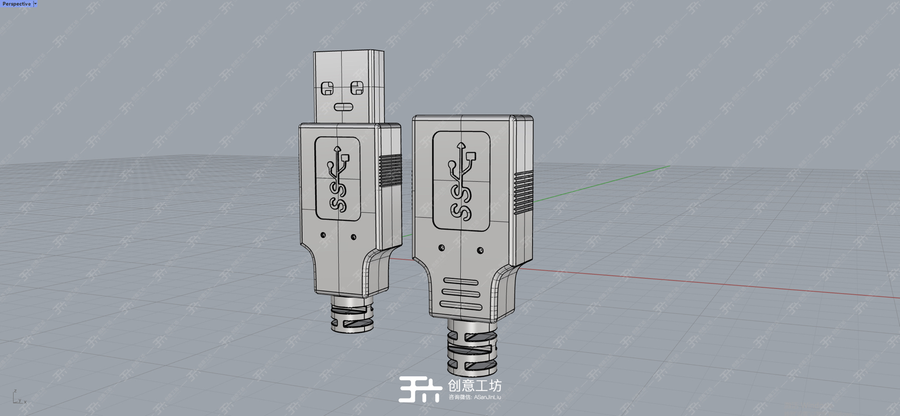 产品建模｜犀牛建模｜Rhino建模｜电商海报详情主图用_三斤六-站酷ZCOOL