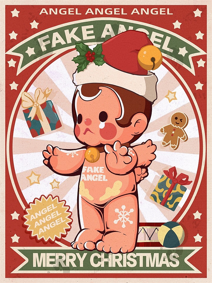 Fake Angel哭仔上线 | 快接住来自啾比特的爱神之箭~_萌达布MoeDouble-站酷ZCOOL