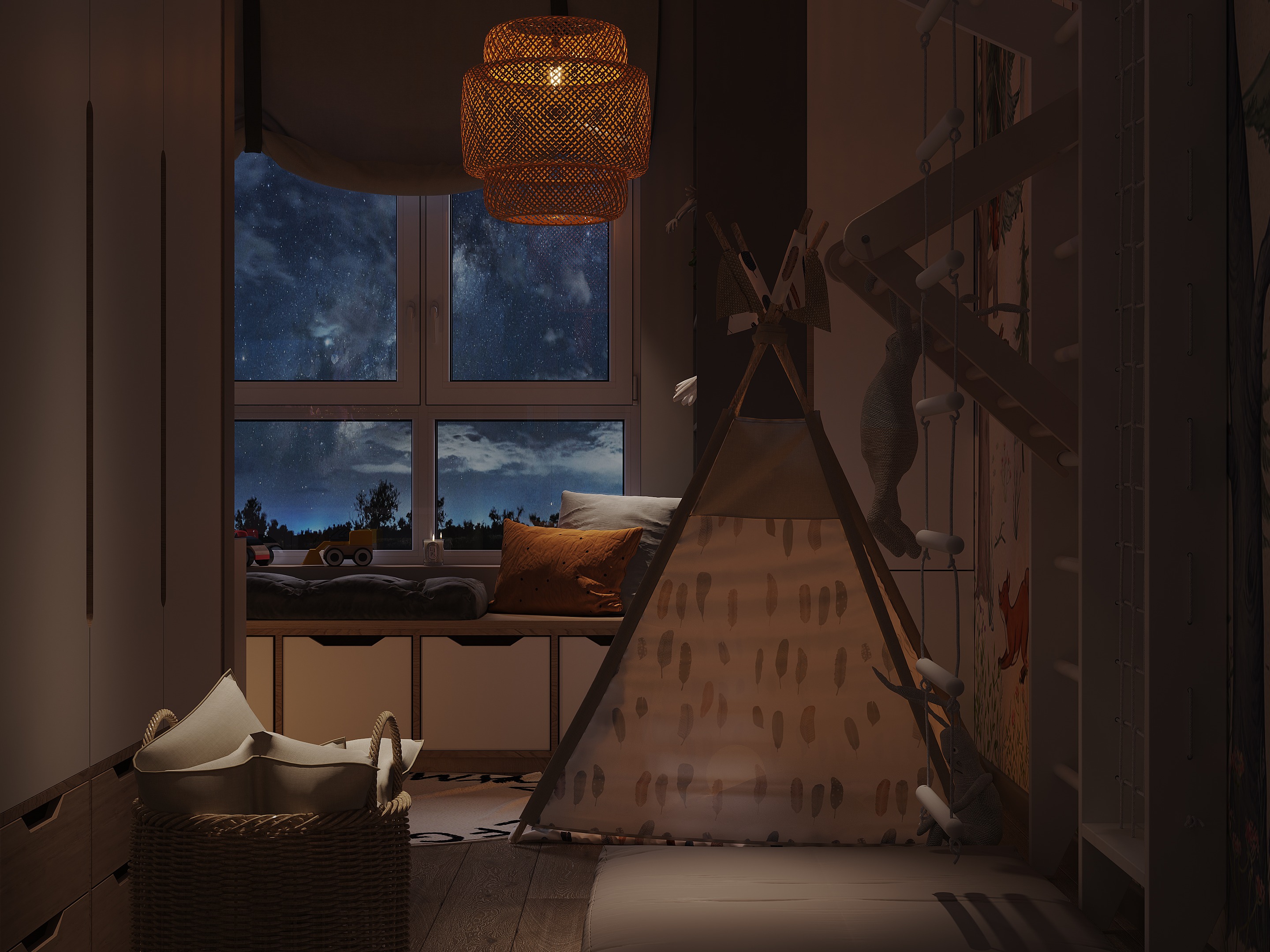 CR 灯光夜景练习_MUZI想-站酷ZCOOL