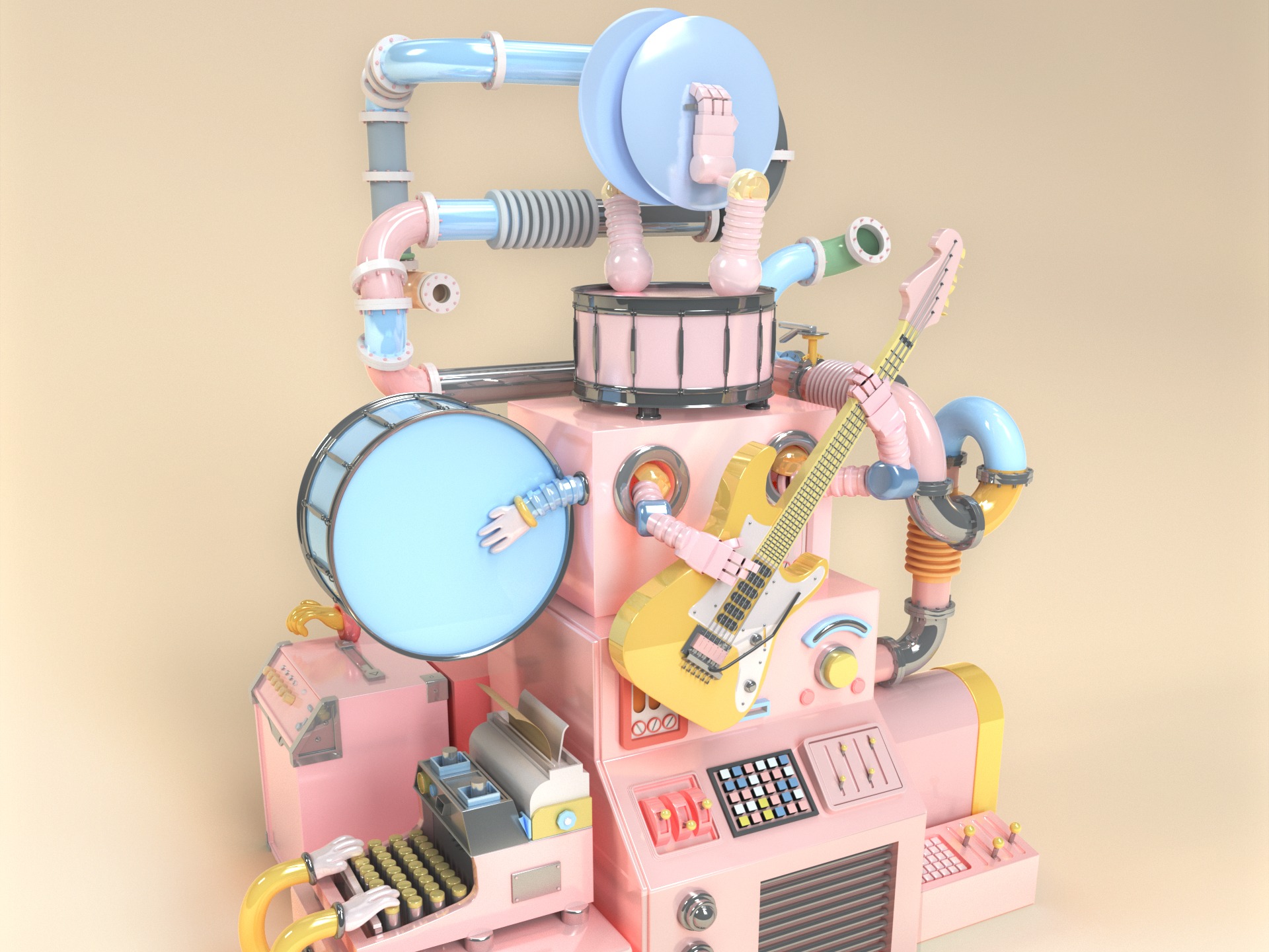 近期学员C4D部分临摹练习_jack_zy-站酷ZCOOL