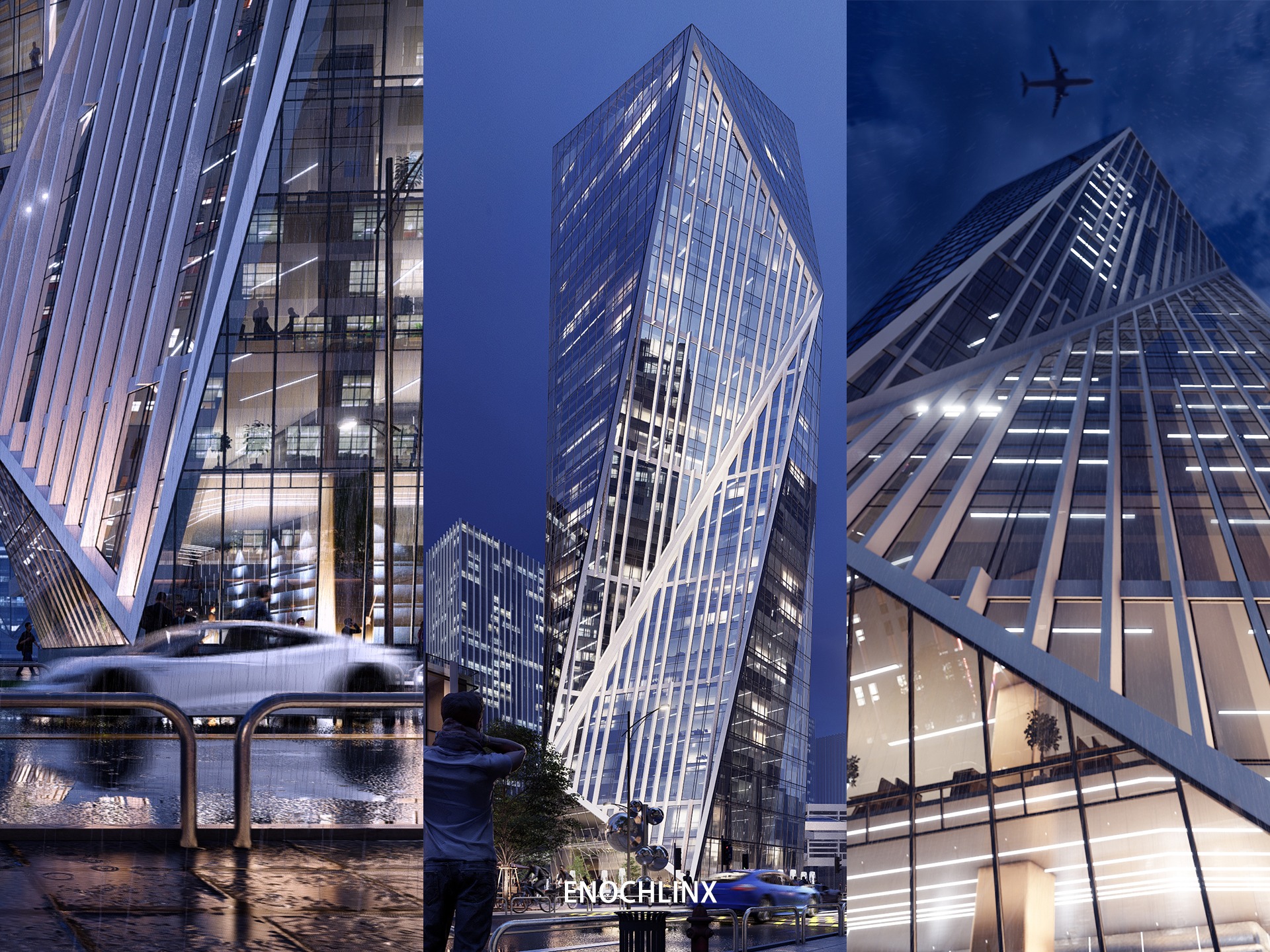 [2020新作] | Performance of inclined buildings_Enoch_小新-站酷ZCOOL