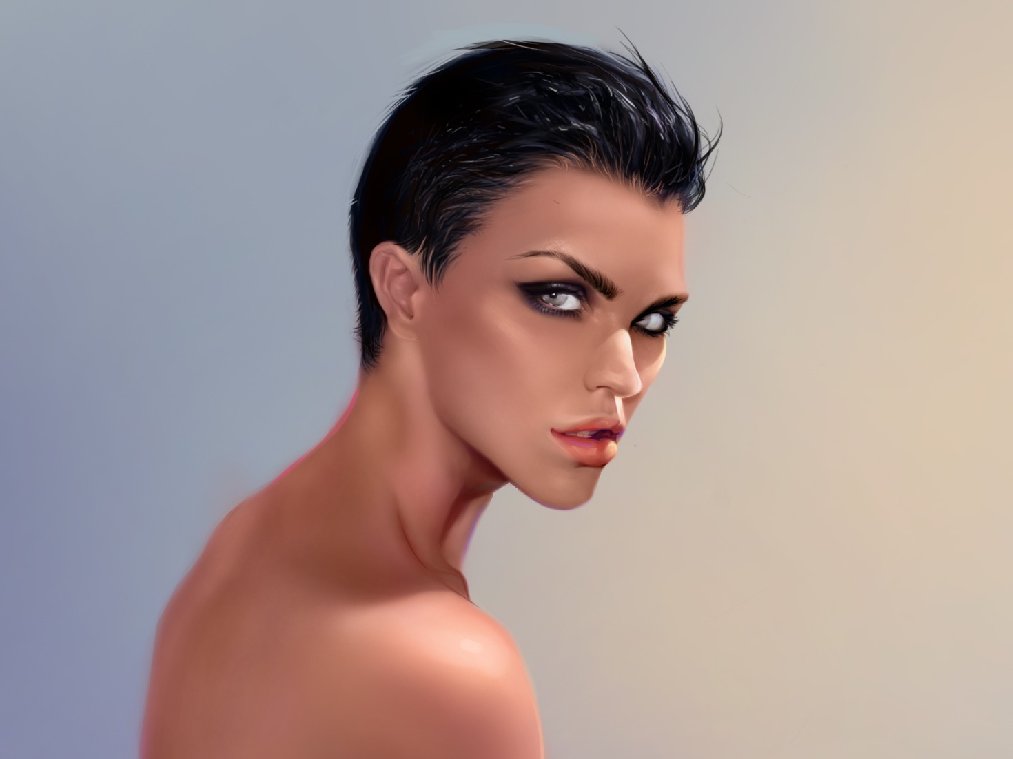 Ruby Rose 板绘_Jeesielee-站酷ZCOOL