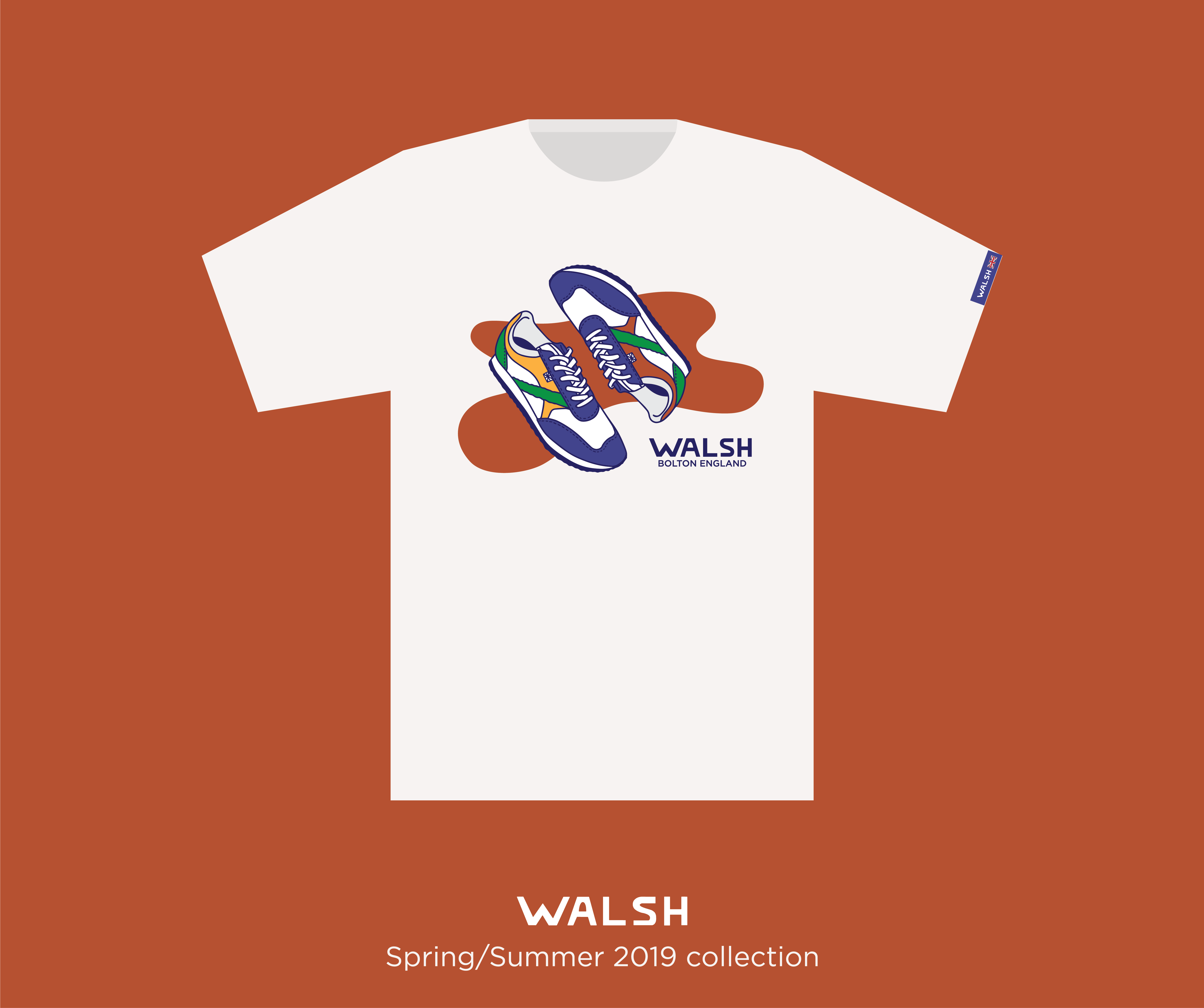 WALSH TEE 插画/平面设计_胡冠楠Shannan-站酷ZCOOL