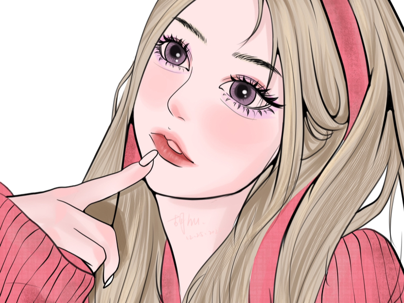 画美女_胡hu-站酷ZCOOL