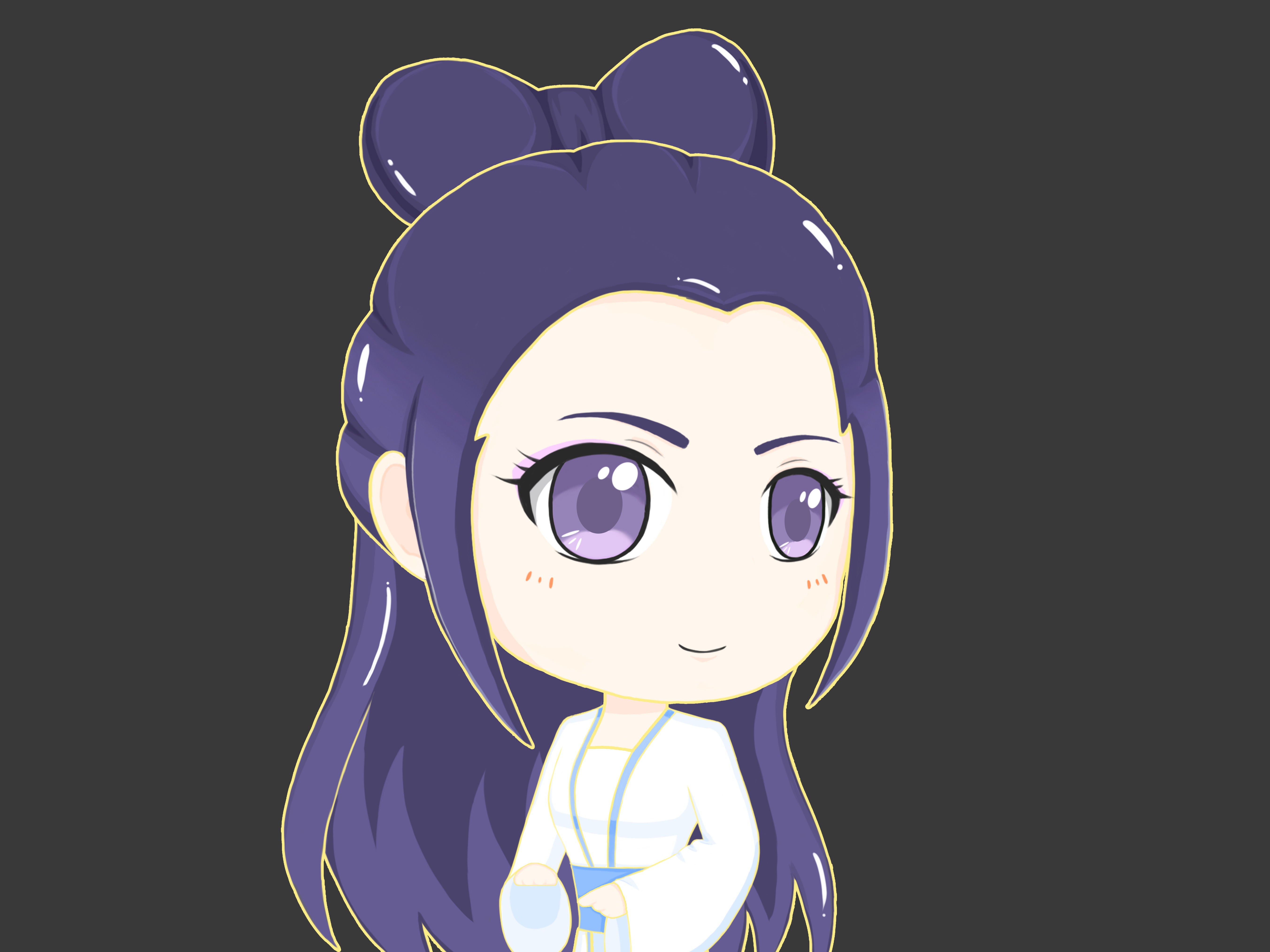 Q版聂小倩_一口一个大guo-站酷ZCOOL