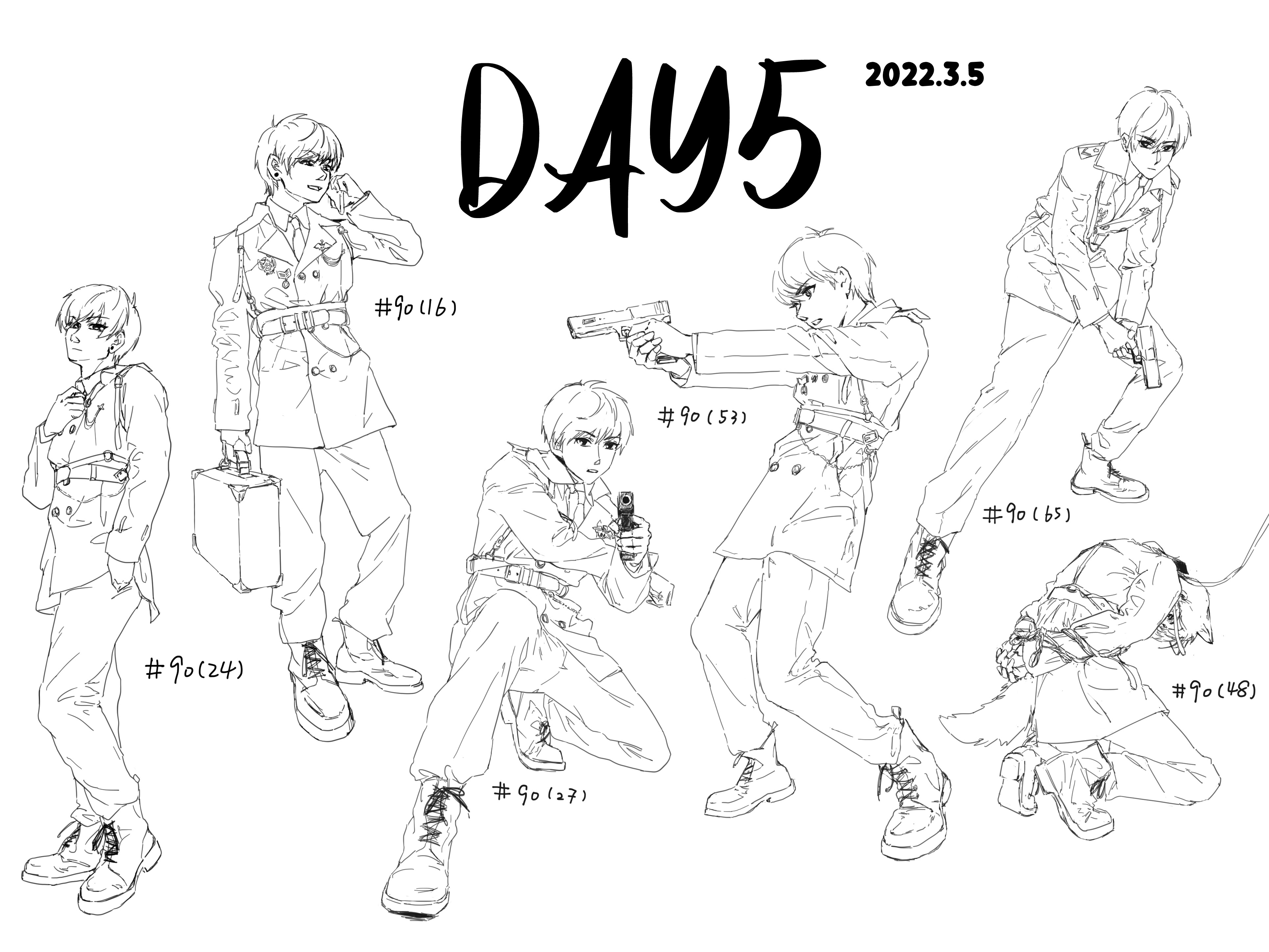 #速写60天挑战赛#Day5@速写班长_寿司领带-站酷ZCOOL