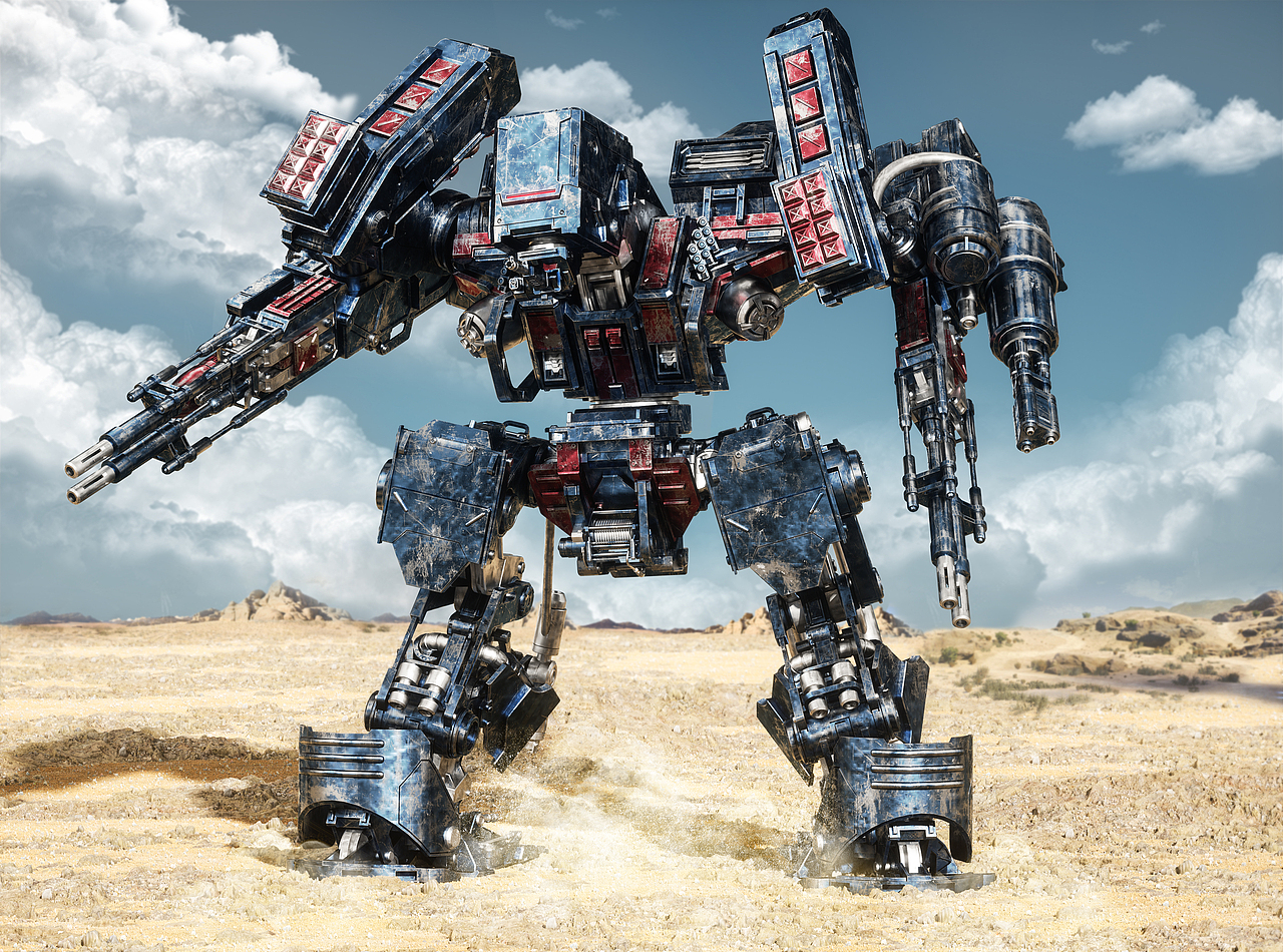 赛博朋克C4D渲染_木小易COPY-站酷ZCOOL