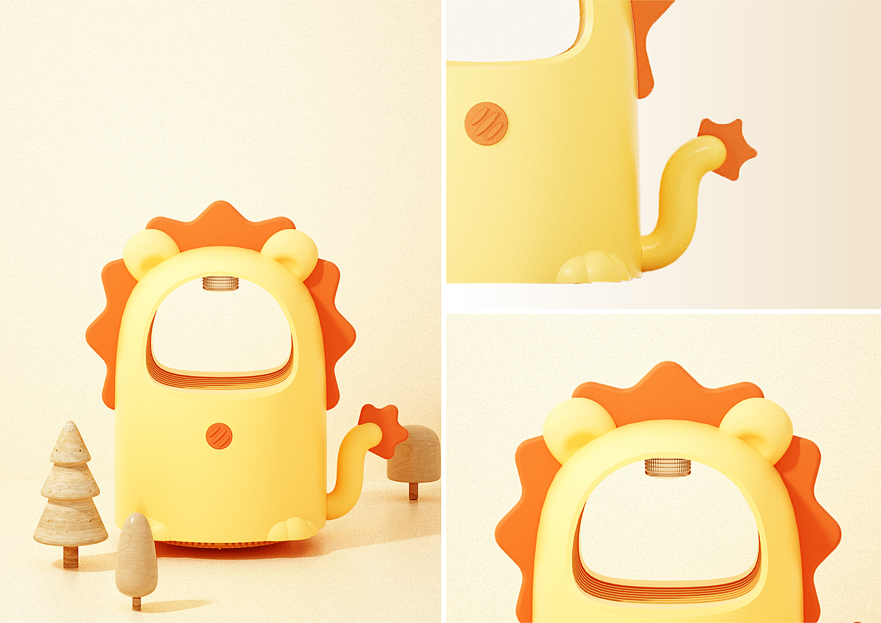 Tiger N' Lion灭蚊灯-产品设计_感物工业设计-站酷ZCOOL