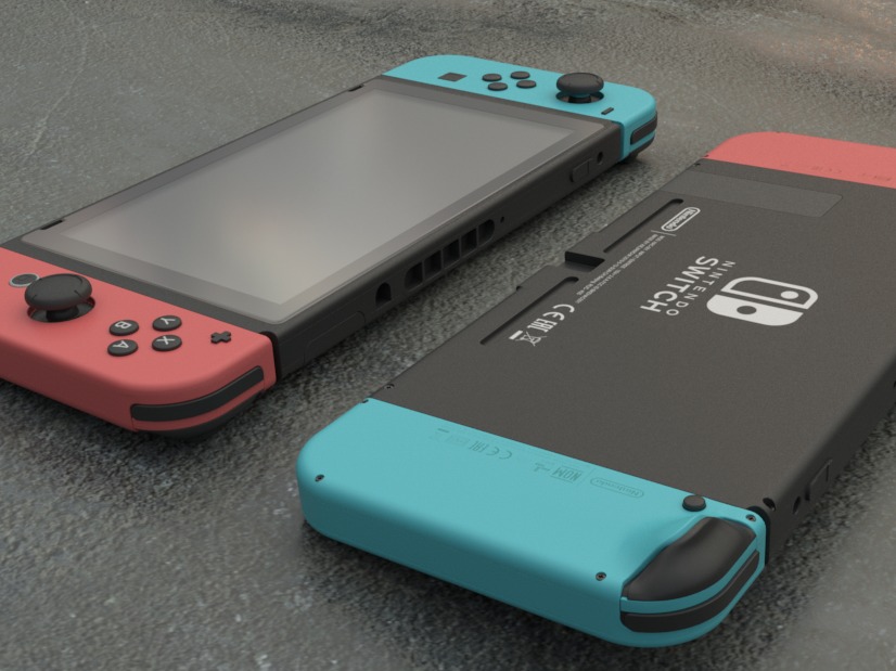 switch建模渲染练习_RPXJC-站酷ZCOOL