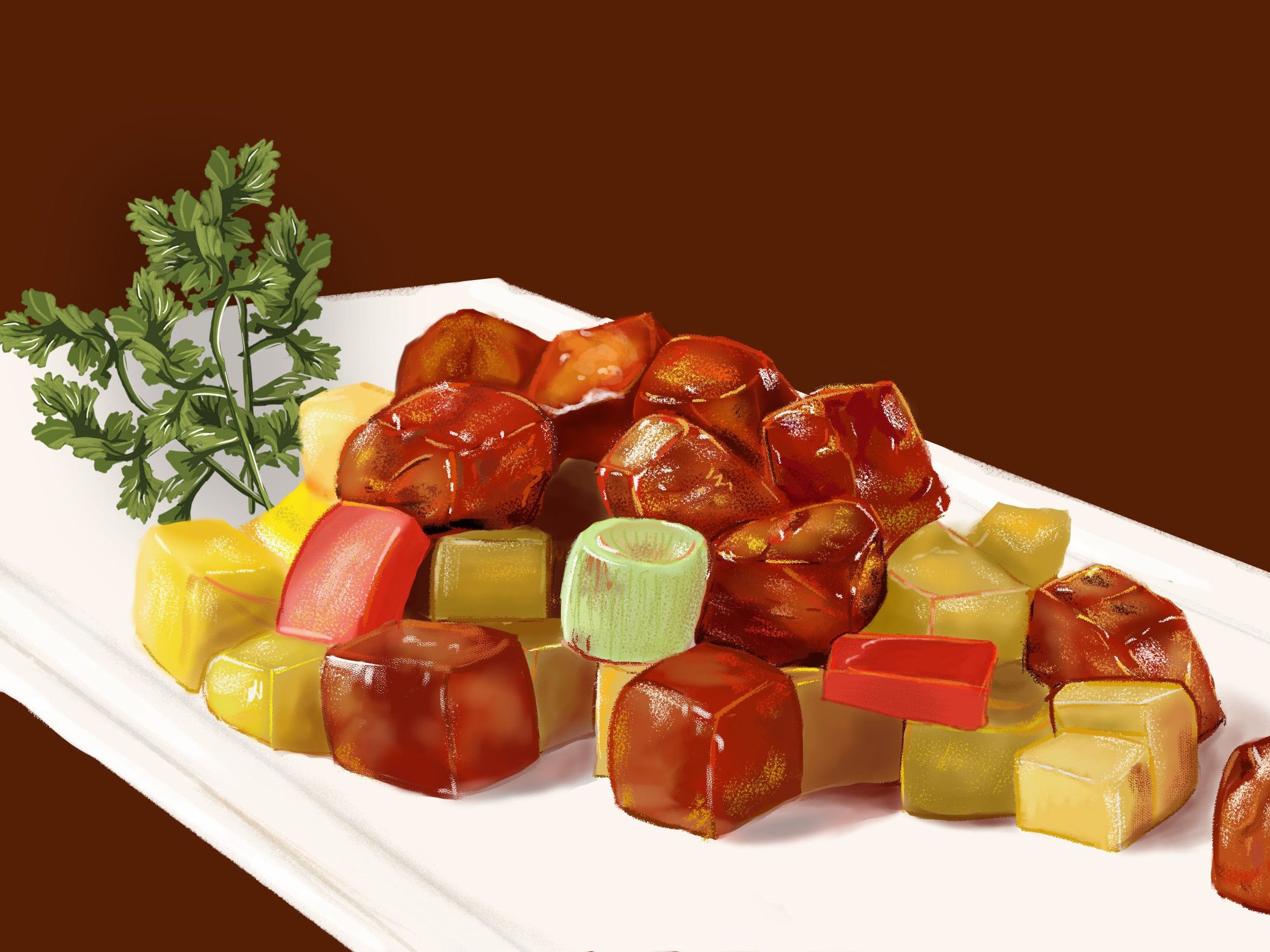 插画牛肉_莫莫的颓废生活-站酷ZCOOL