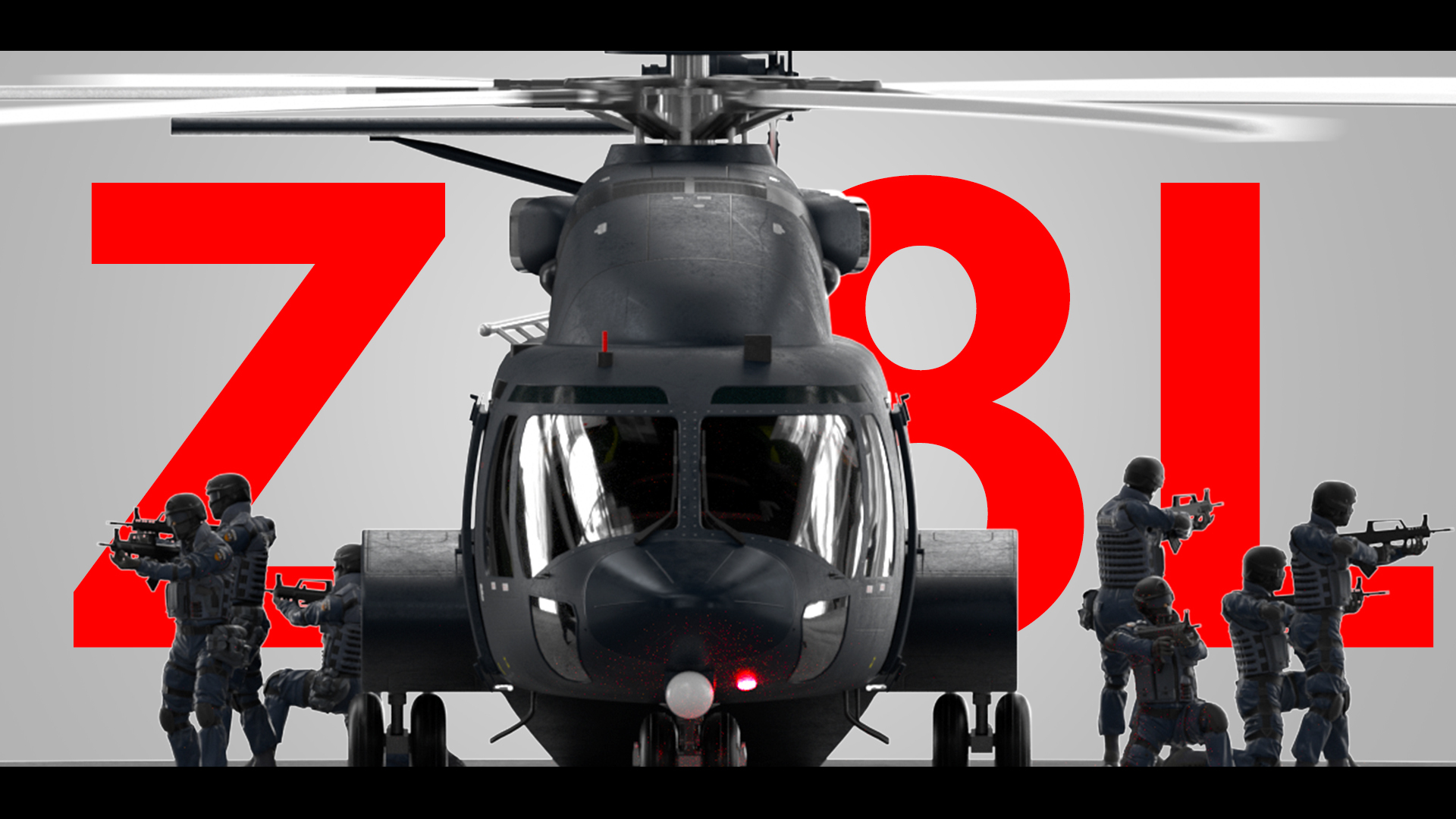 Z-8L直升机_SCV_2021-站酷ZCOOL