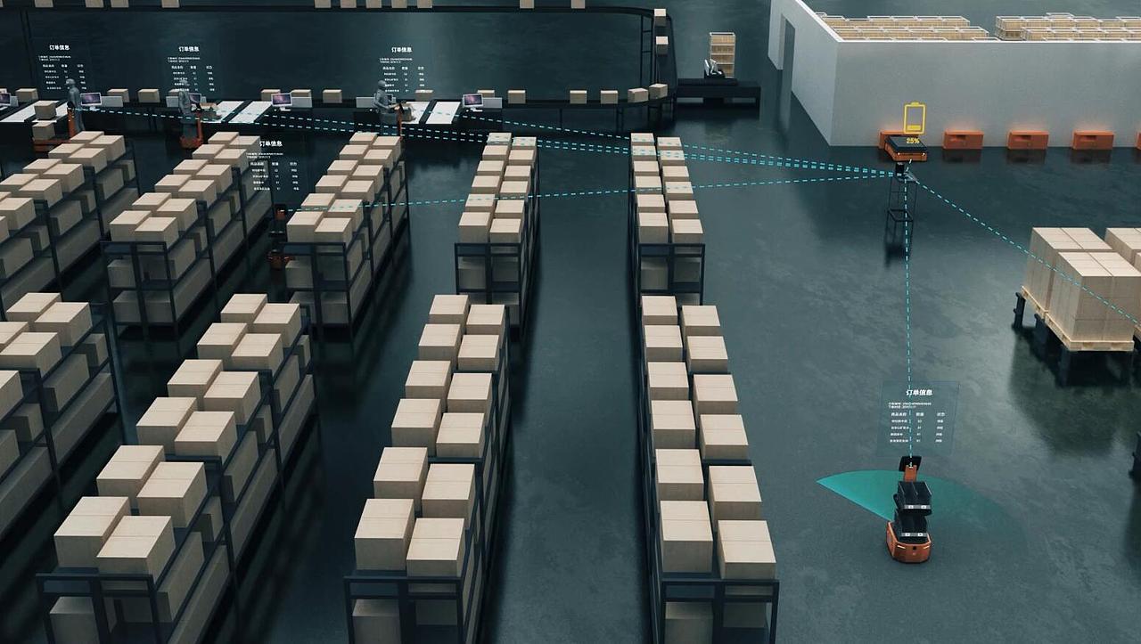 AGV仓储物流机器人宣传动画_银溪13728887565-站酷ZCOOL