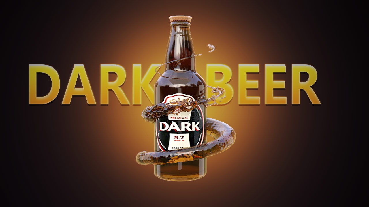 啤酒海报C4D建模_Leng七海的风123-站酷ZCOOL