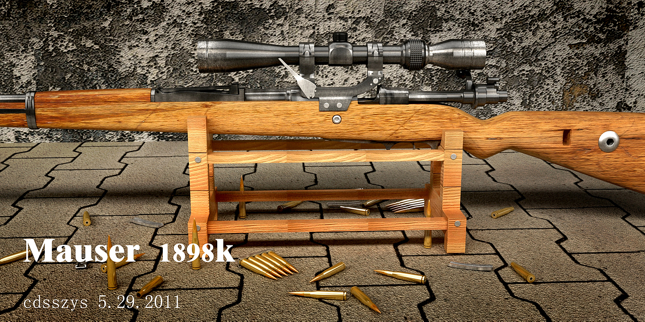 狙击型毛瑟98k_cdsszys-站酷ZCOOL