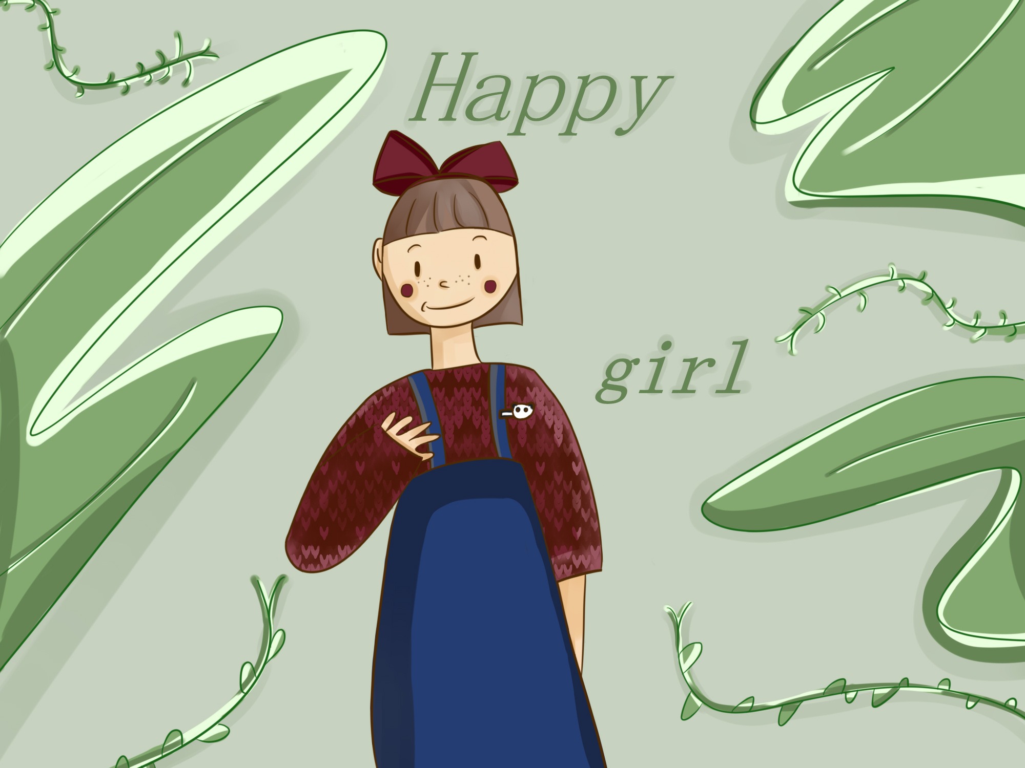 快乐女孩_Hope_希-站酷ZCOOL