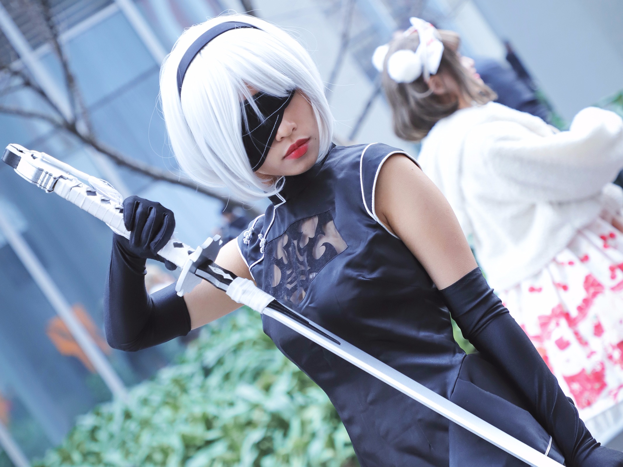 2018元旦萤火虫漫展 尼尔2B COS_依然璞-站酷ZCOOL