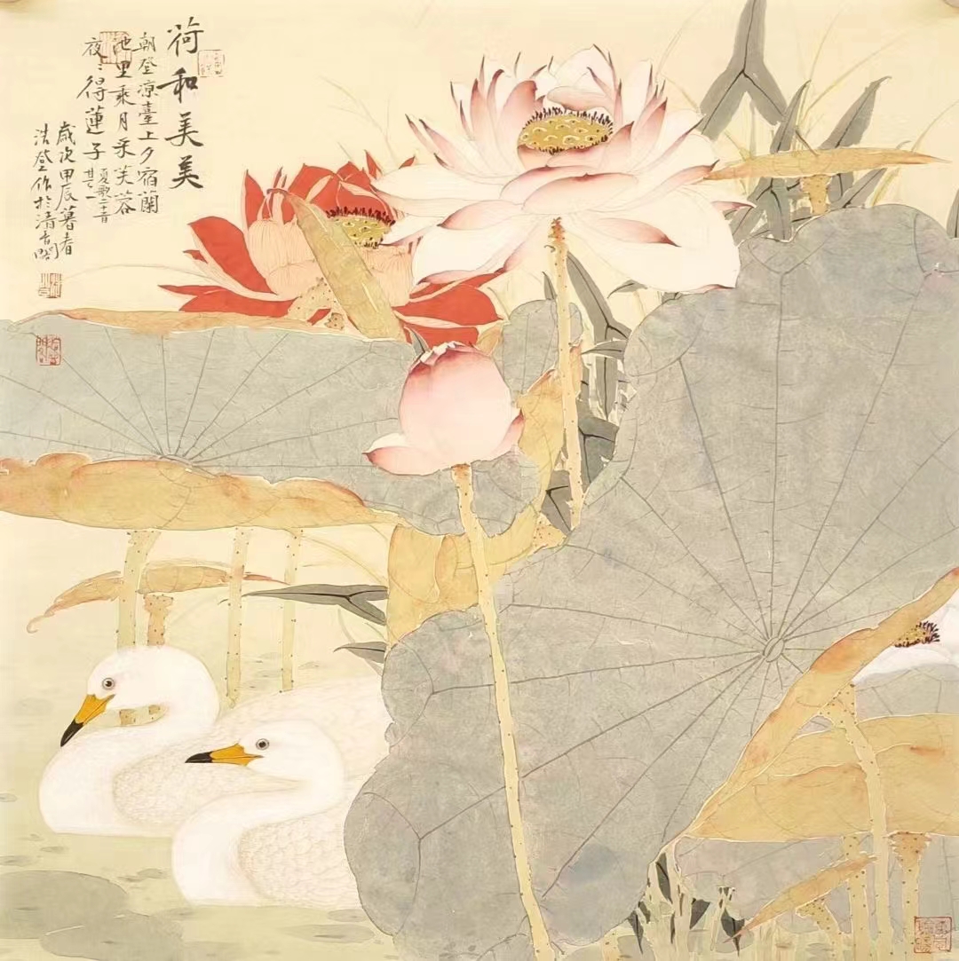 张浩登斗方作品 尺寸:50cm 50cm _素心艺术馆萌萌-站酷ZCOOL