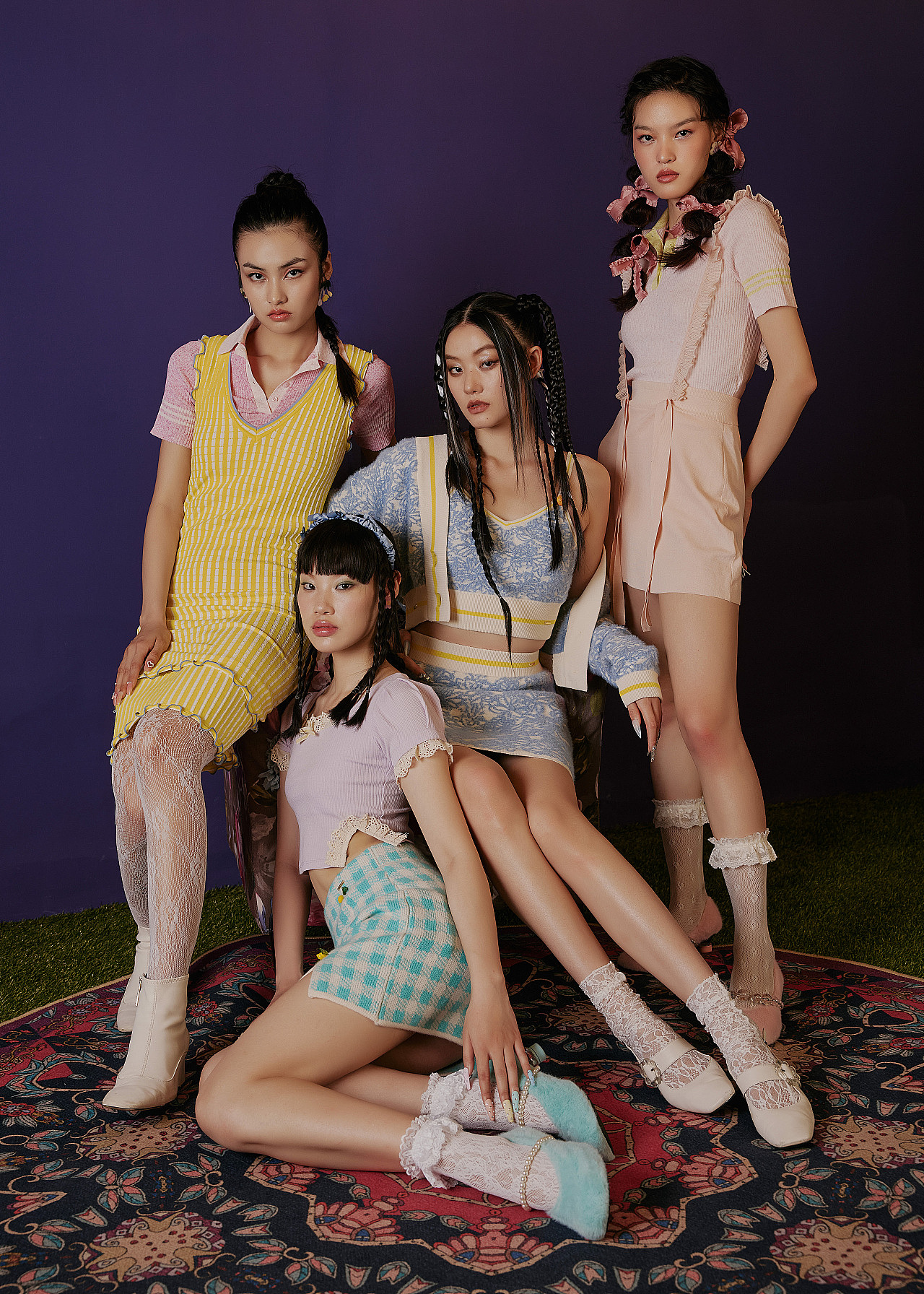 时尚摄影｜在天台花园拍一组“女团”大片_灵度摄影studio-站酷ZCOOL