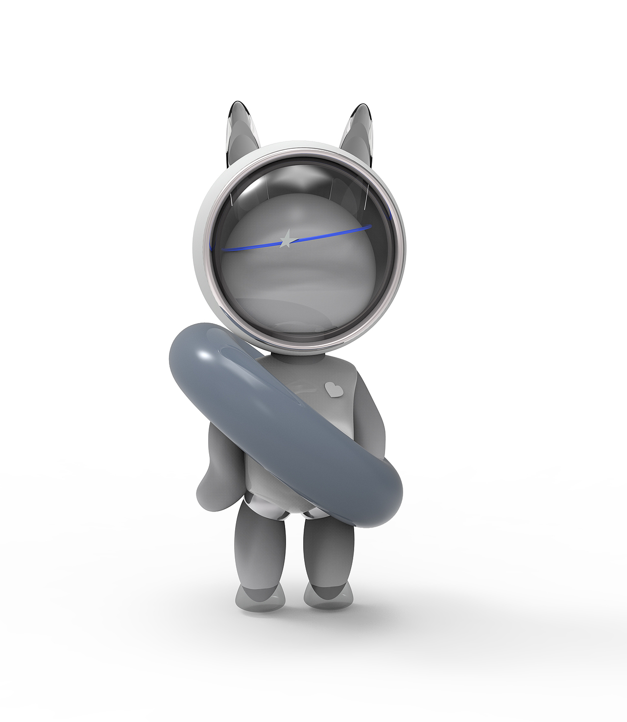 流浪的兔子x立体IPx孤独的星星_稚鱼呀-站酷ZCOOL