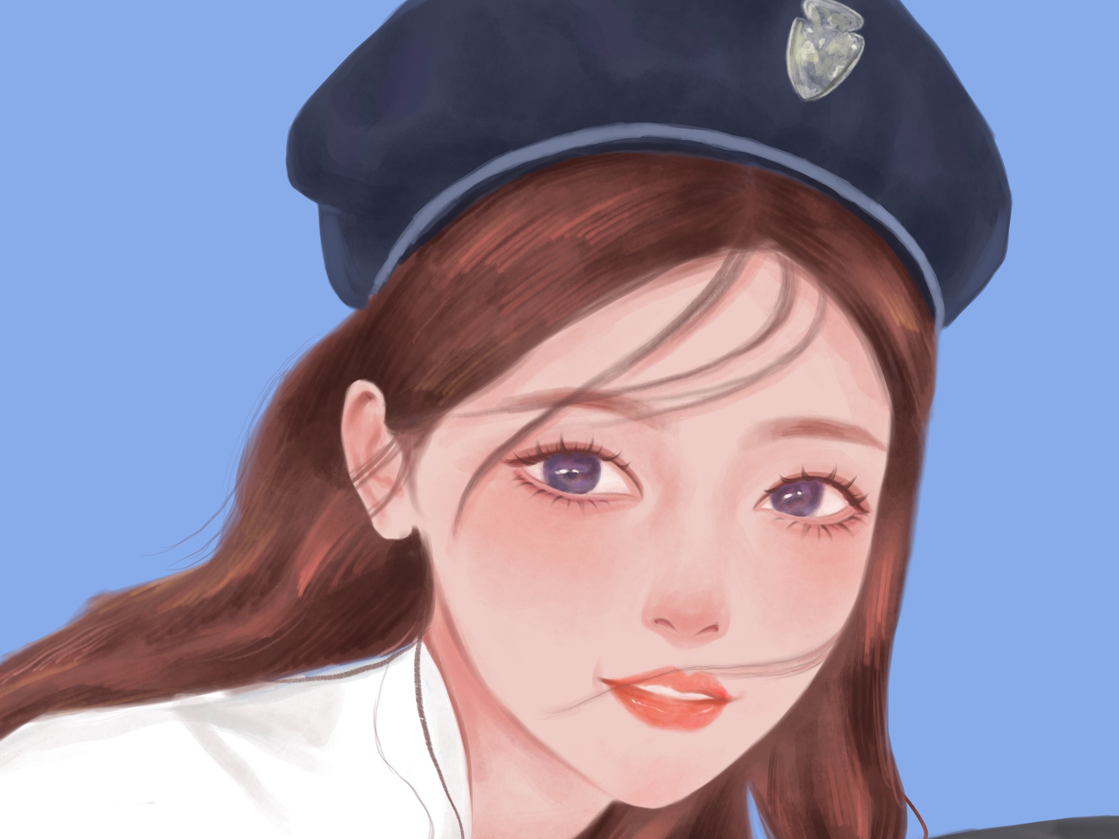 手绘杨超越回眸_蘇蘇SUSU-站酷ZCOOL