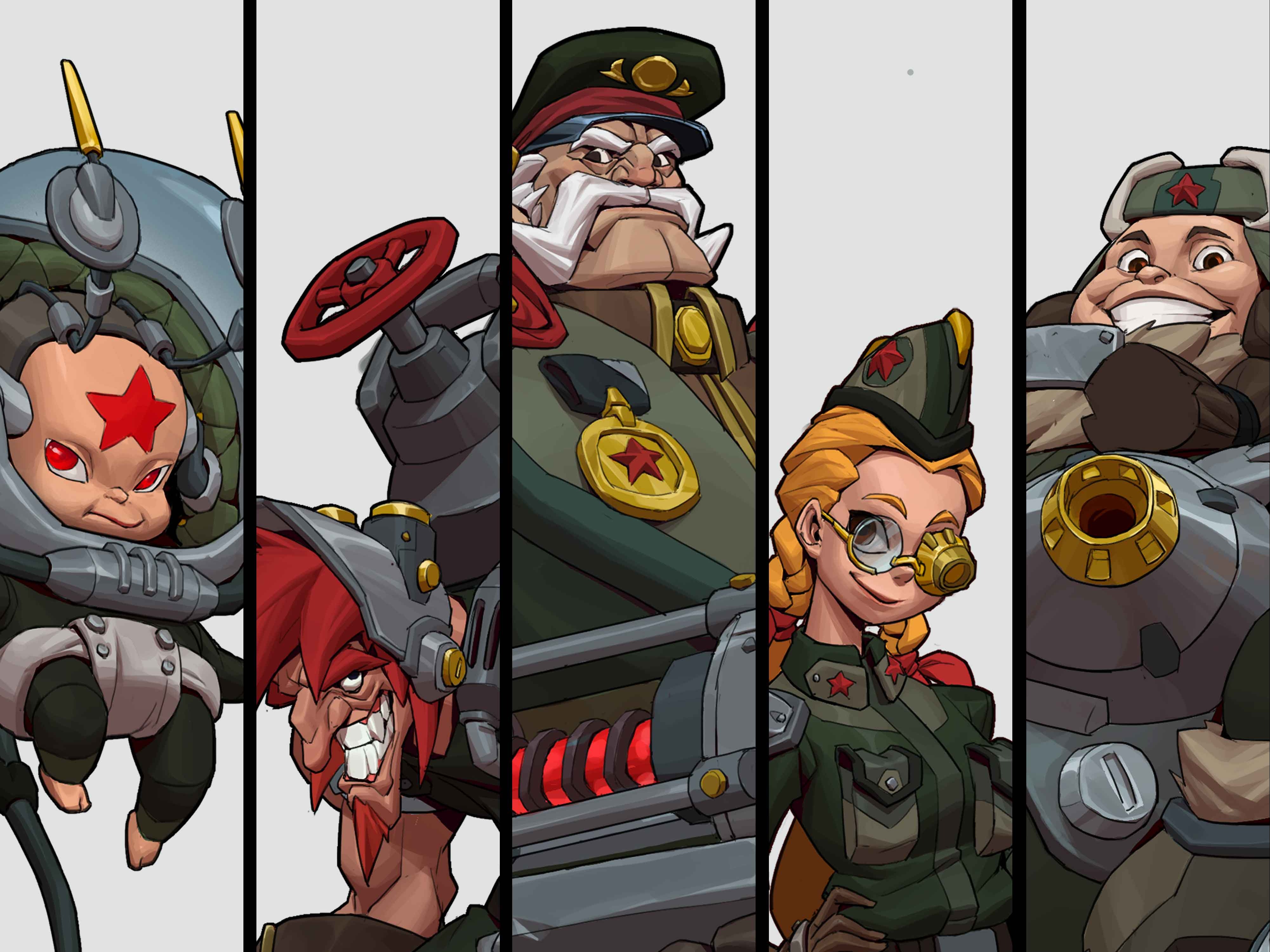 Soviet squad 角色练习_徐硬件-站酷ZCOOL