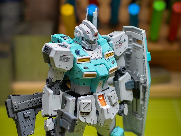 科幻模型设计制作｜《MG POWER GM》附改造过程_逍遥2003-站酷ZCOOL