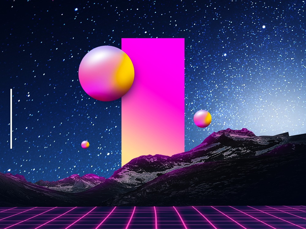 80's Retro Cover Art_CJtheBadass-站酷ZCOOL