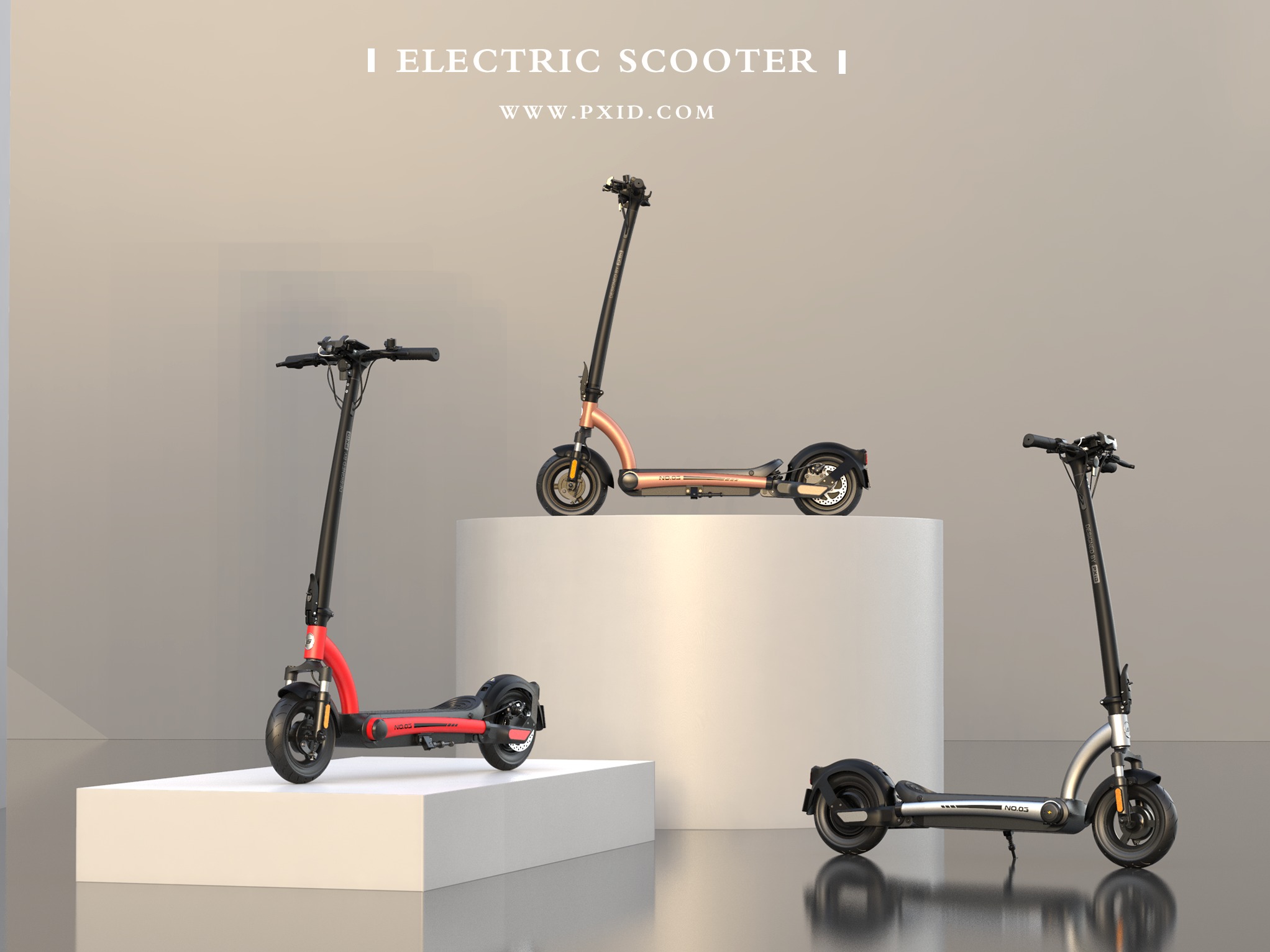 ABMS电动滑板车 – PXID工业设计_品向设计-站酷ZCOOL