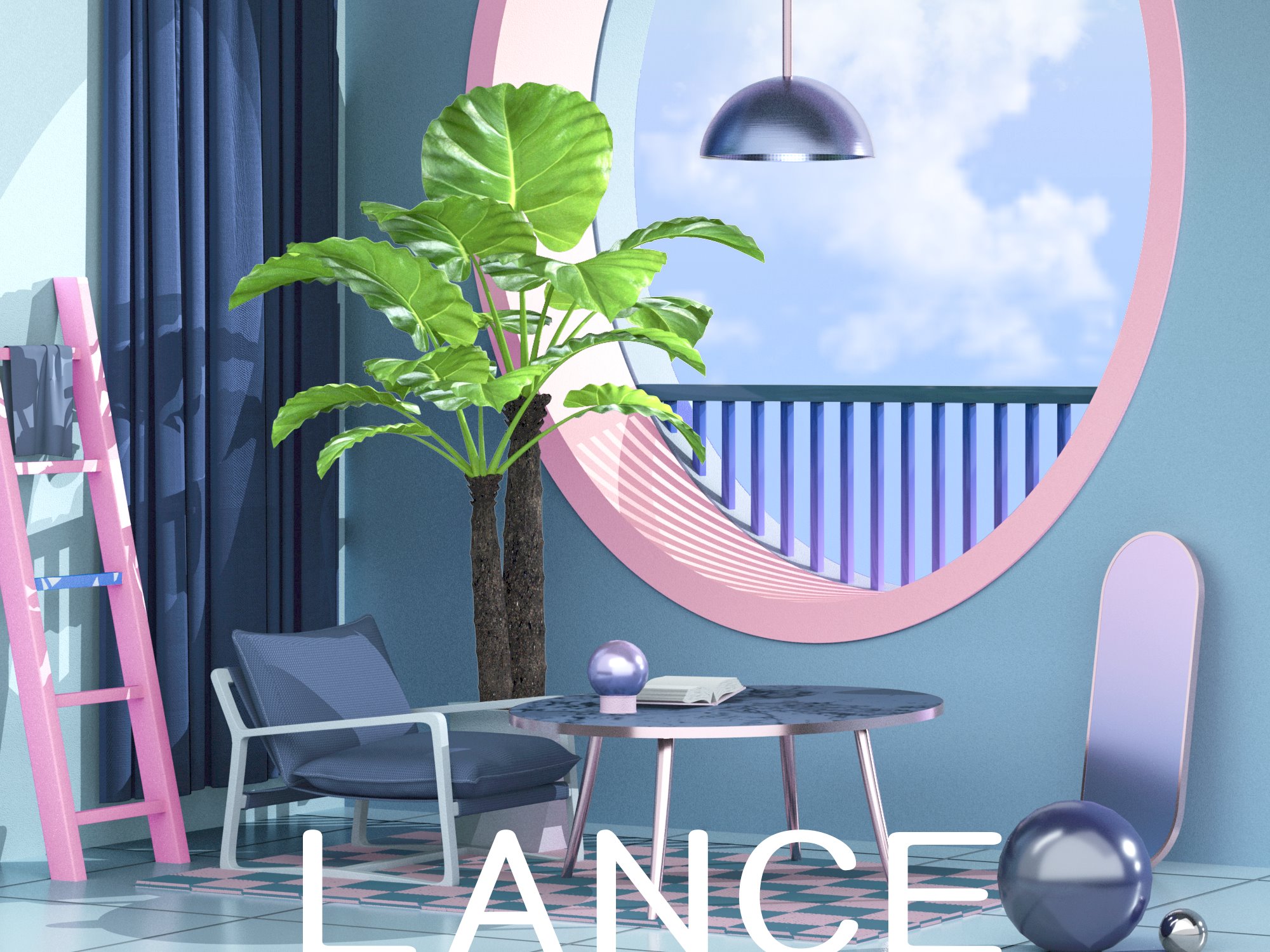 C4D-快闪店场景-路演_LanceXi-站酷ZCOOL