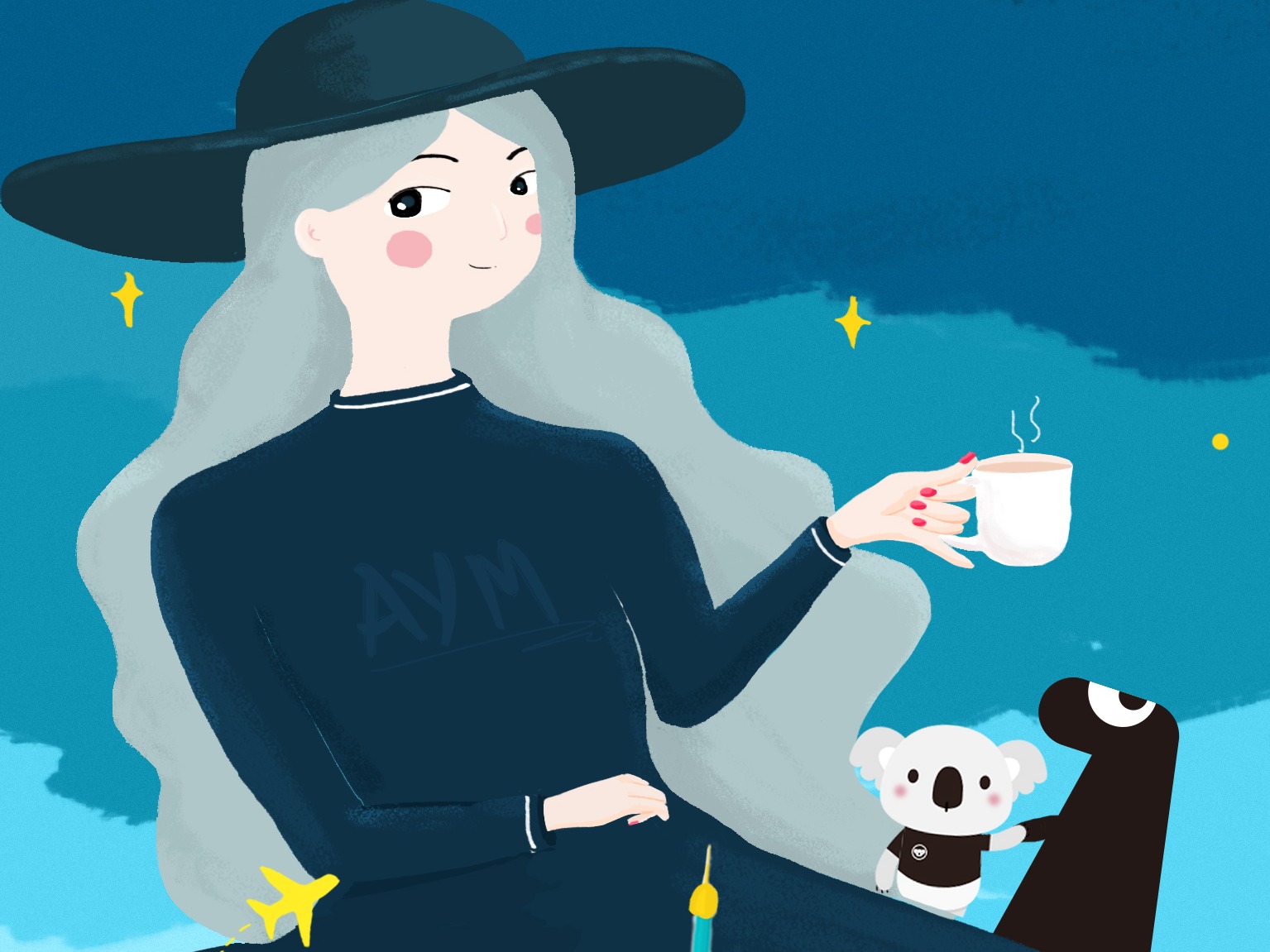 商业插画_MOKOII-站酷ZCOOL