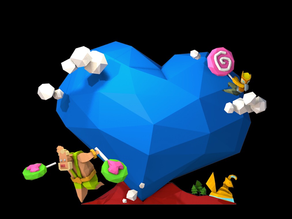 《王者荣耀》LOWPOLY C4D 步骤图_Chris琴-站酷ZCOOL