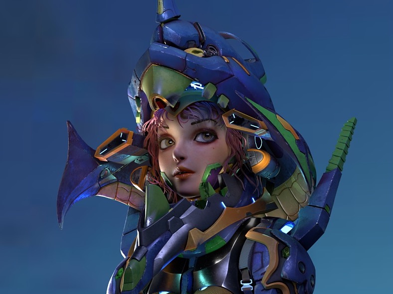 《EVA_girl》_李书杭-站酷ZCOOL